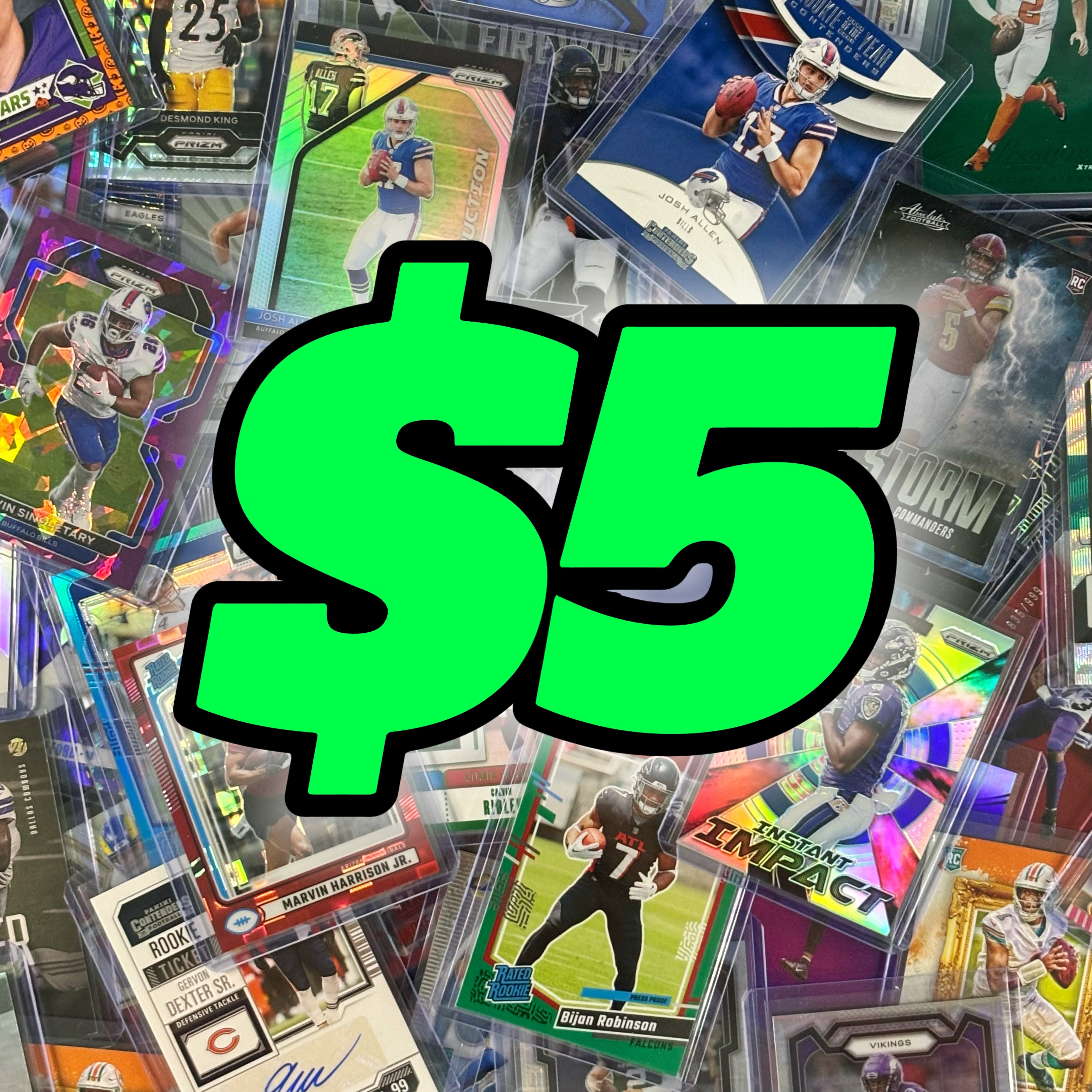 $5 Football Value Bin* (Manual) – Wayne Collection
