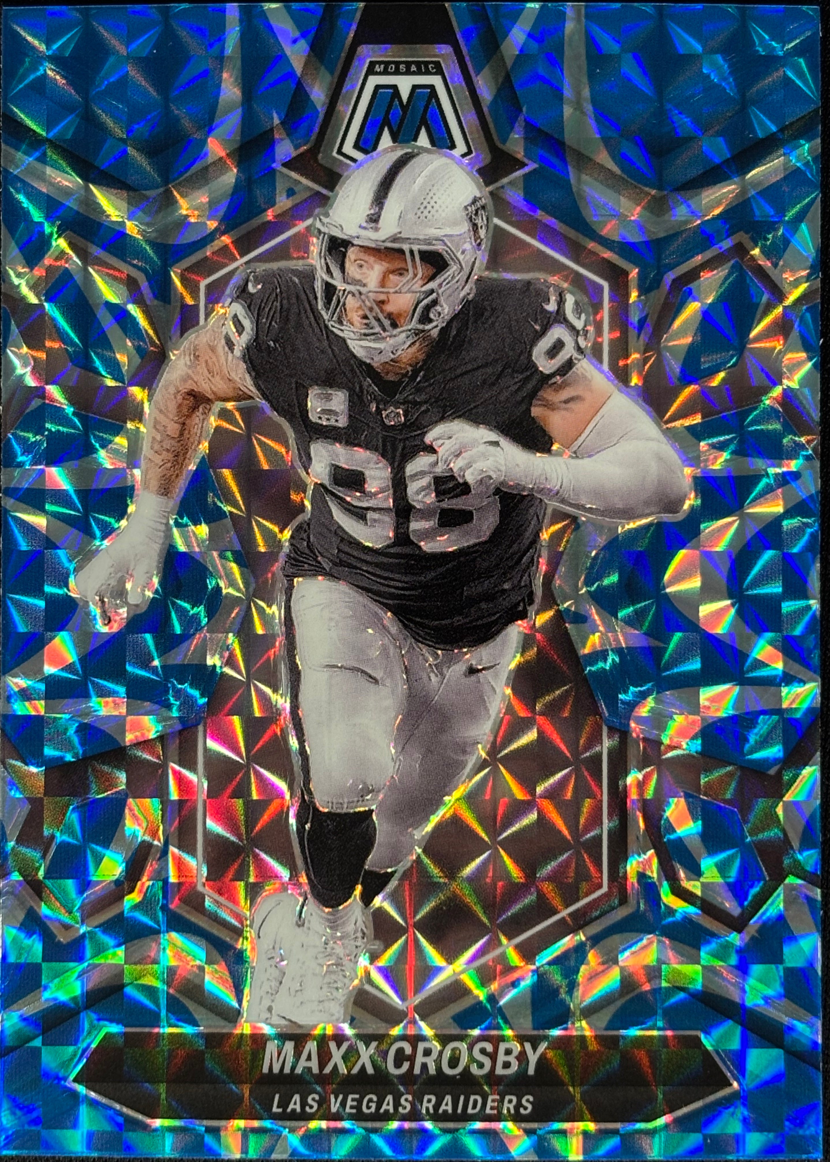 Maxx Crosby Mosaic Blue Reactive – Wayne Collection