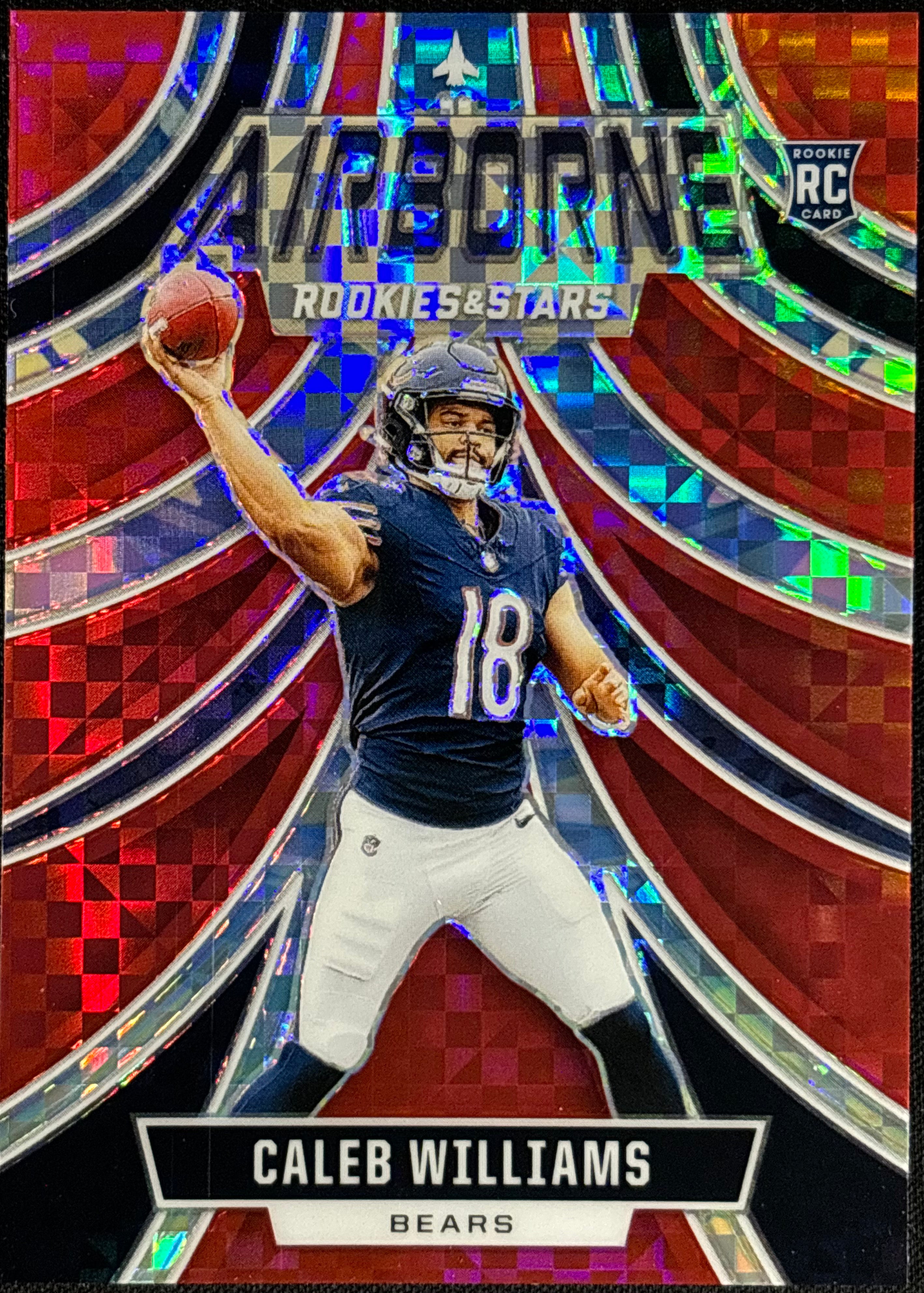 Caleb Williams Airborne Plaid Rookie – Wayne Collection