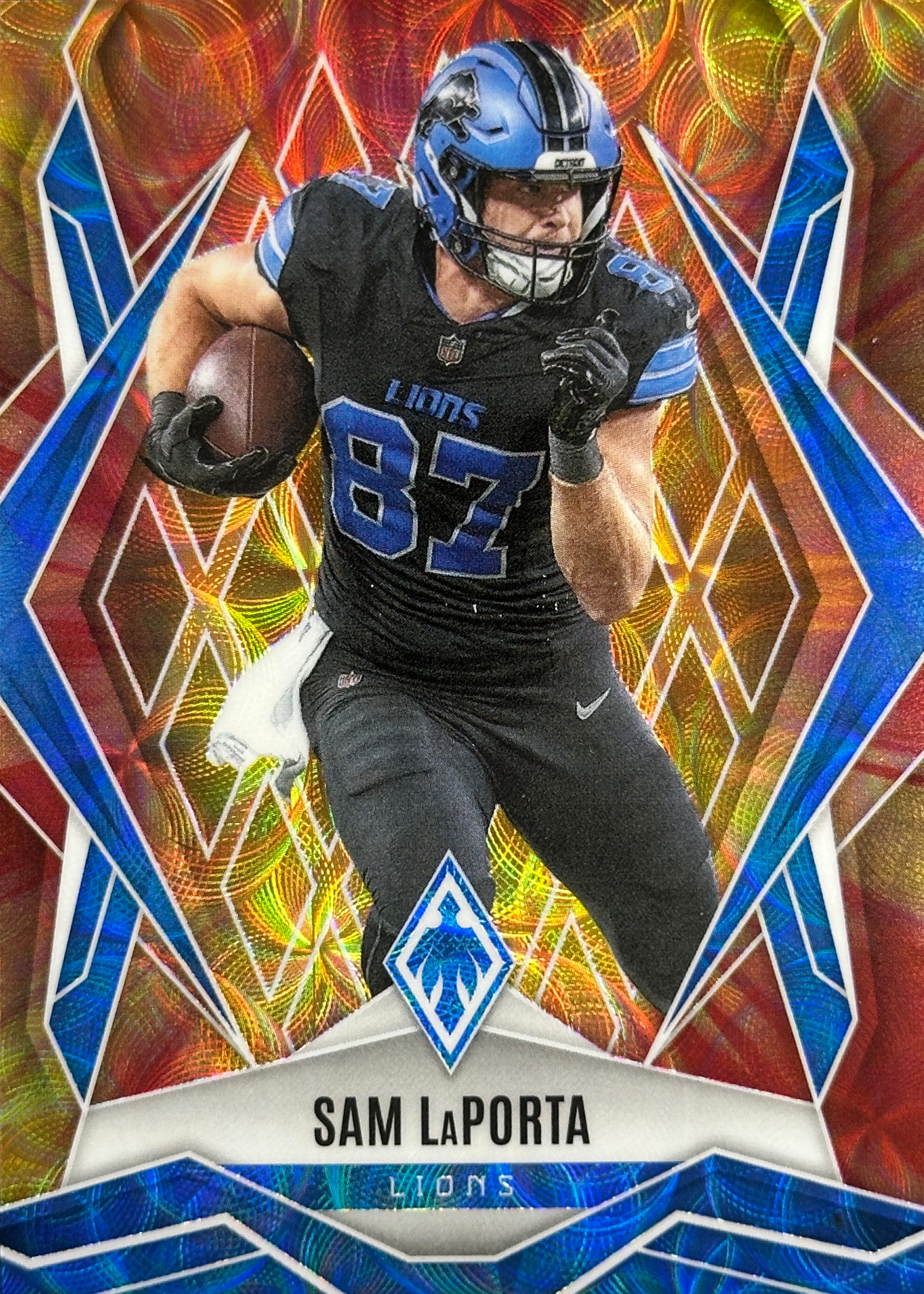 Sam LaPorta Phoenix Fire Burst /350 Detroit Lions – Wayne Collection