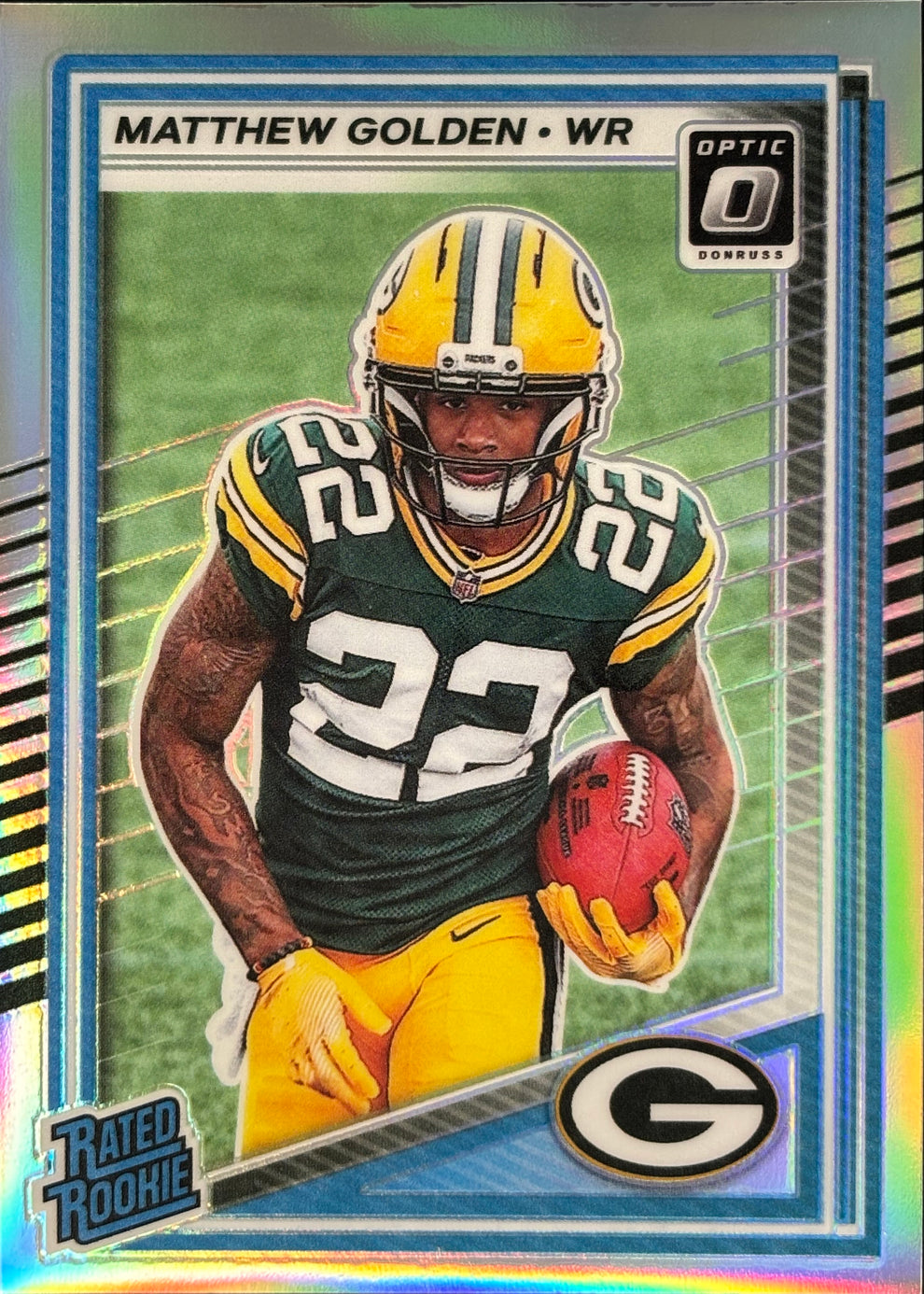 Matthew Golden Optic Holo Rookie Packers – Wayne Collection