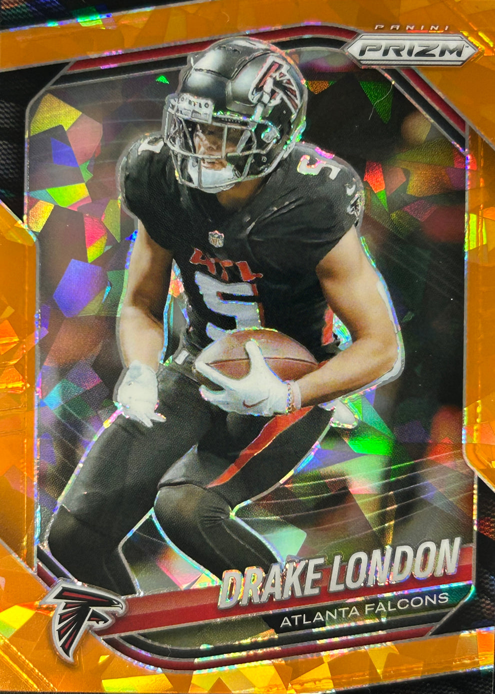 Drake London Prizm Orange Ice Falcons – Wayne Collection