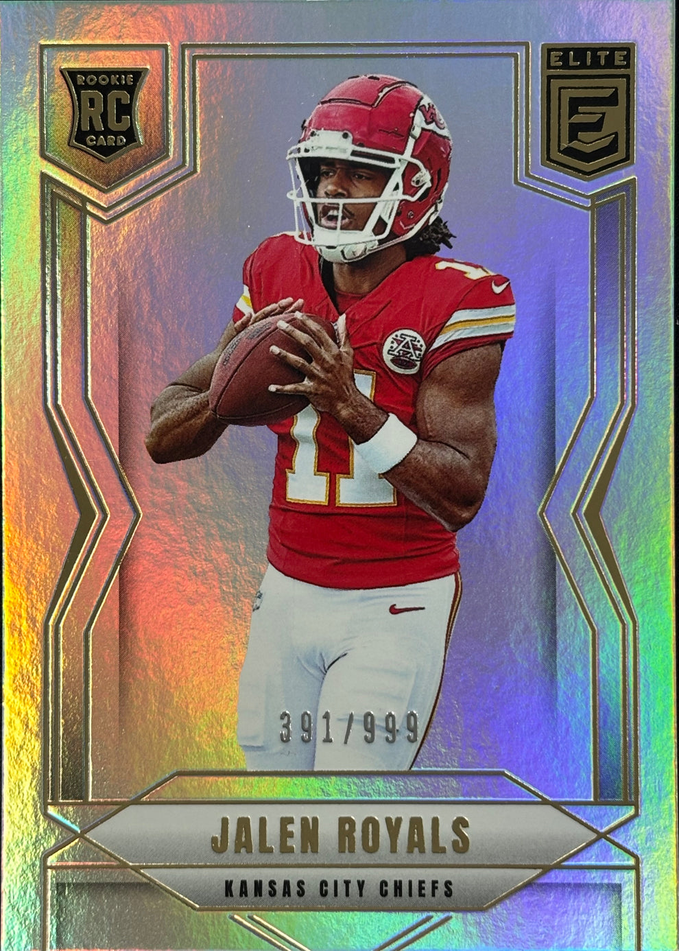 Jalen Royals Elite /999 Rookie Chiefs – Wayne Collection