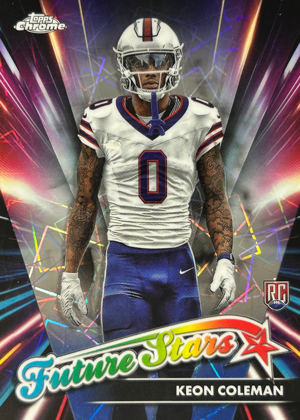 Keon Coleman Topps Chrome Future Stars Lazer Rookie Bills – Wayne ...
