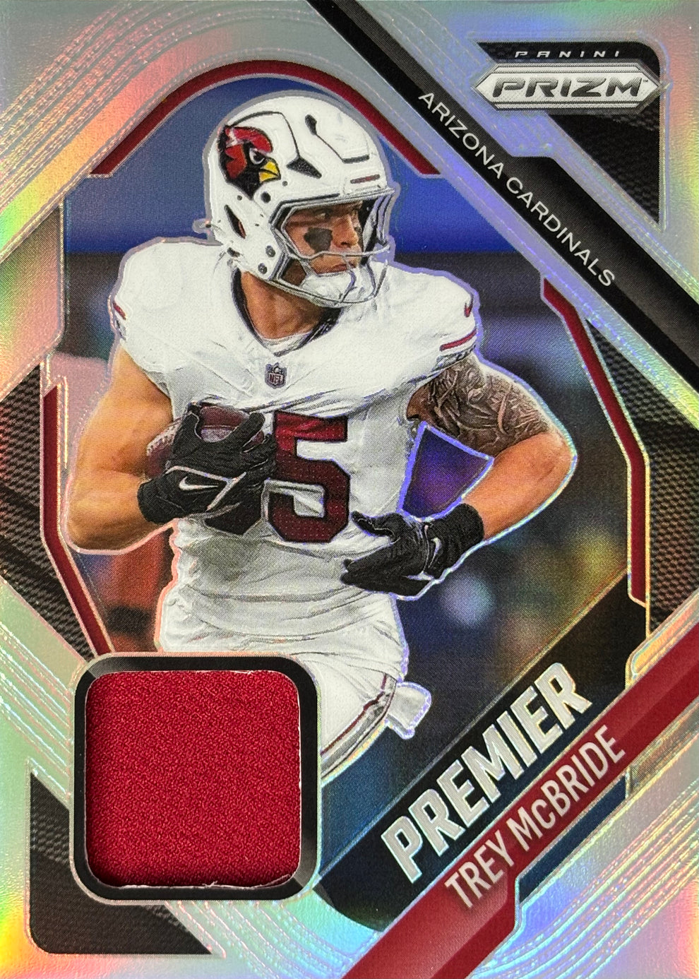 Trey McBride Prizm Premier Patch Cardinals – Wayne Collection