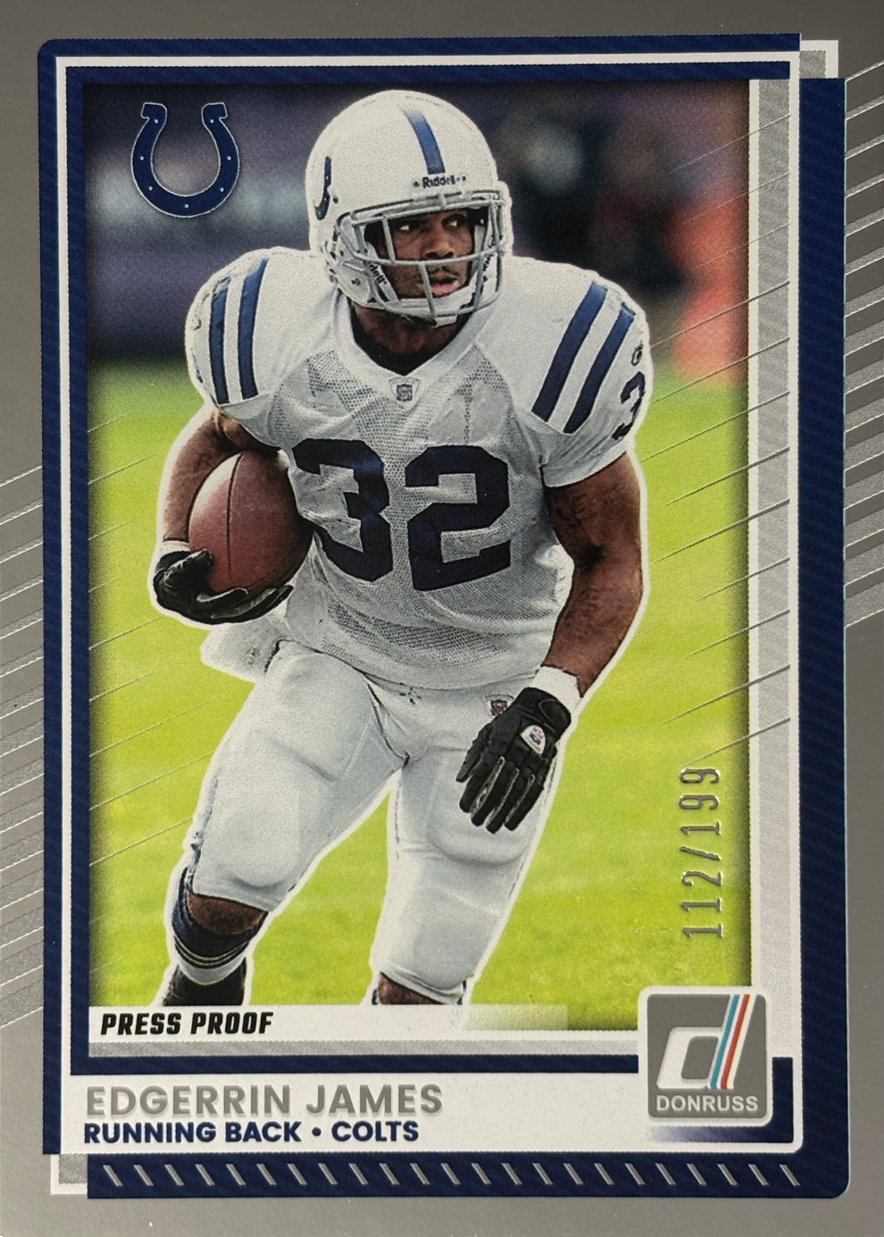 Edgerrin James Donruss /199 Colts – Wayne Collection