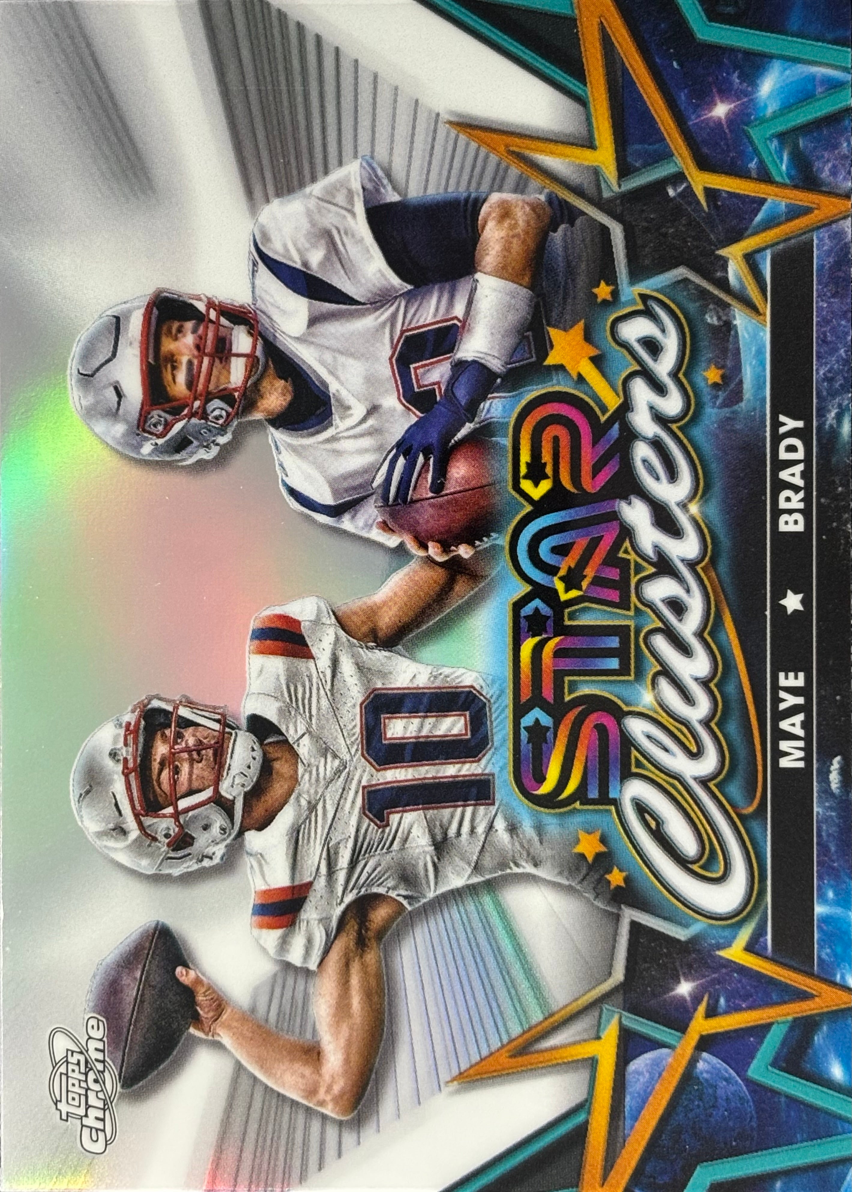 Drake Maye Tom Brady Star Clusters Rookie Patriots – Wayne Collection