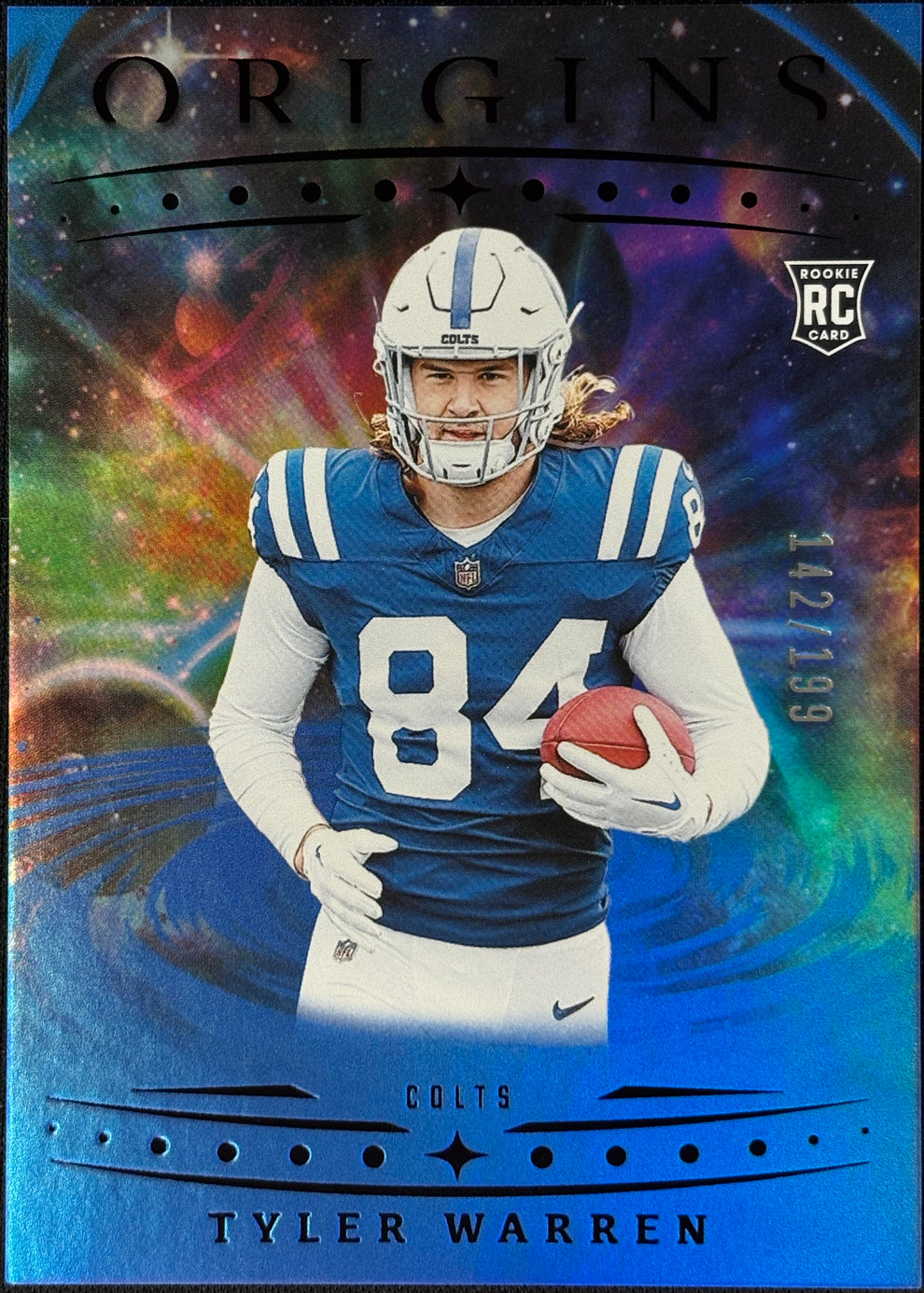 Tyler Warren Origins Blue /199 Rookie Colts – Wayne Collection