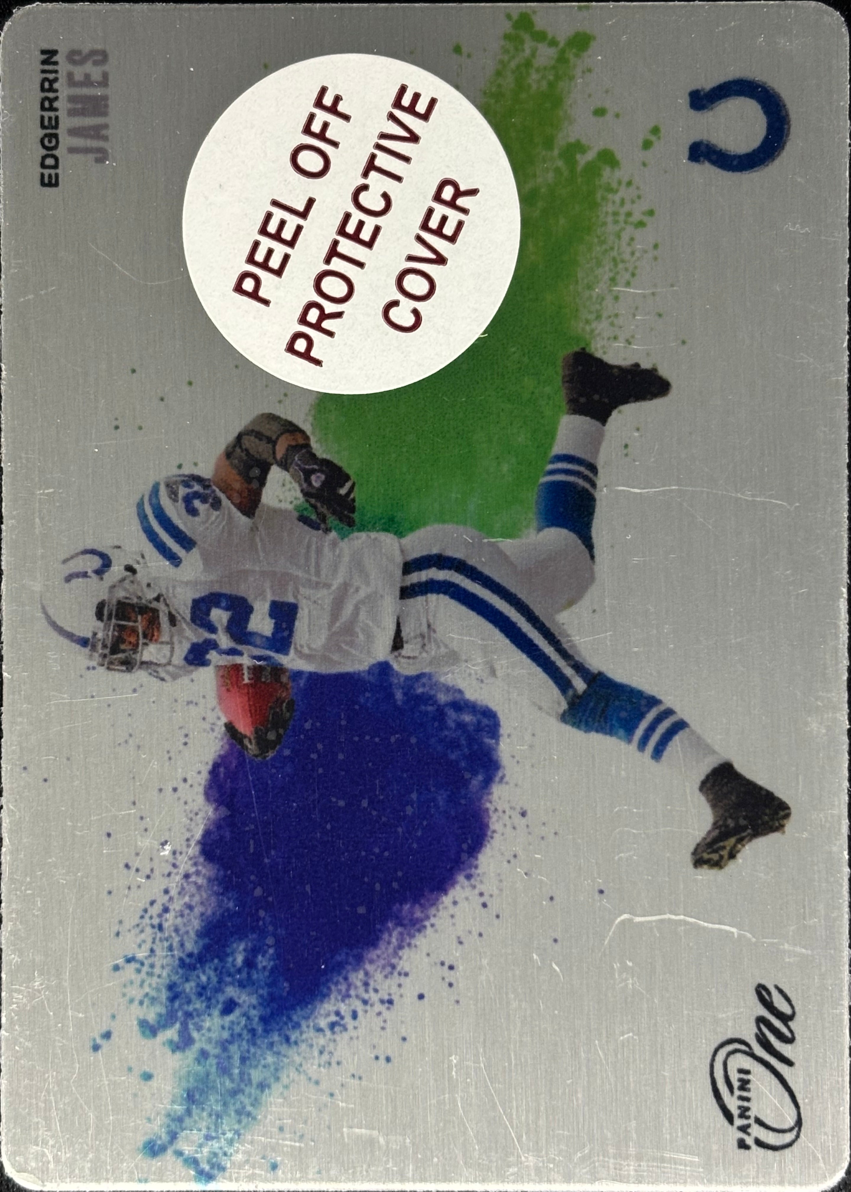 Edgerrin James Panini One Color Blast Colts – Wayne Collection