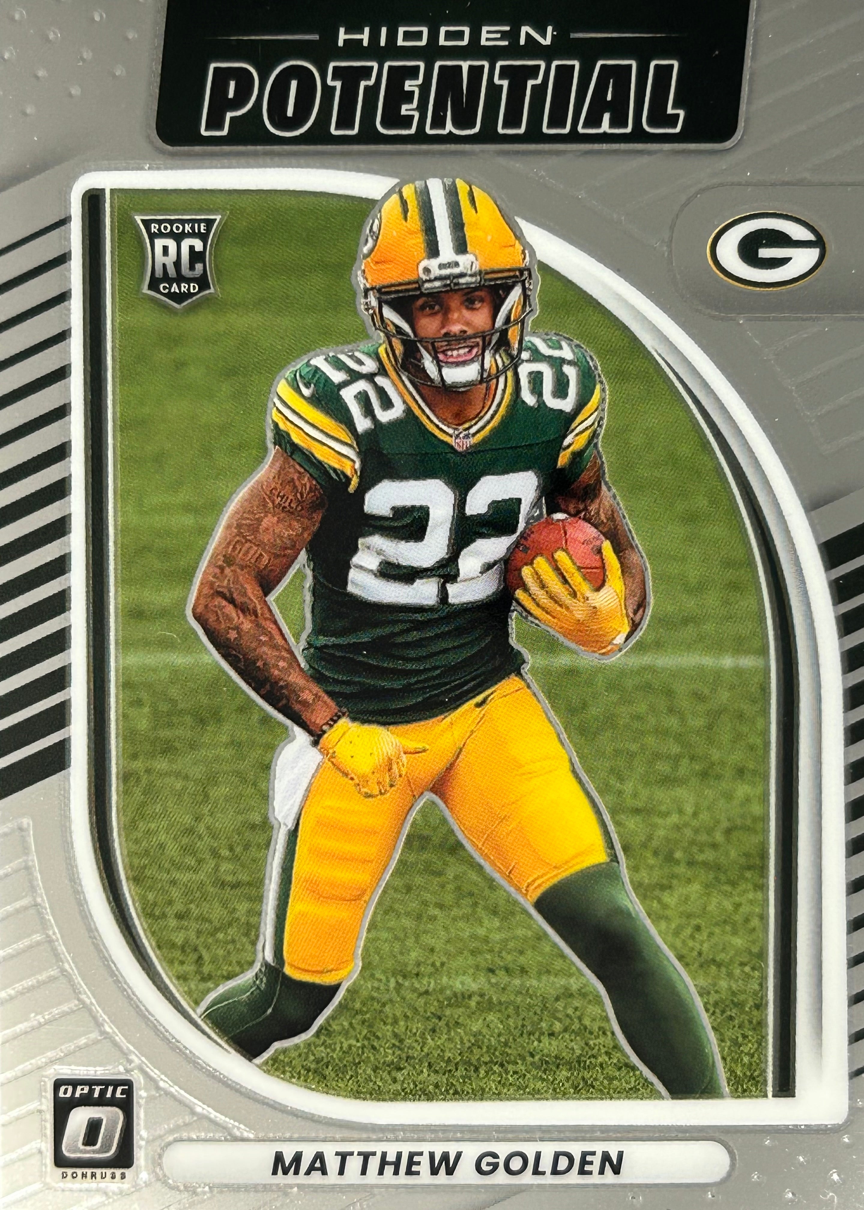 Matthew Golden Optic Hidden Potential Rookie Packers – Wayne Collection