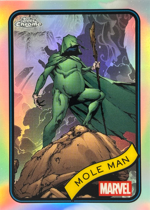 Mole Man Topps Chrome Refractor Marvel – Wayne Collection