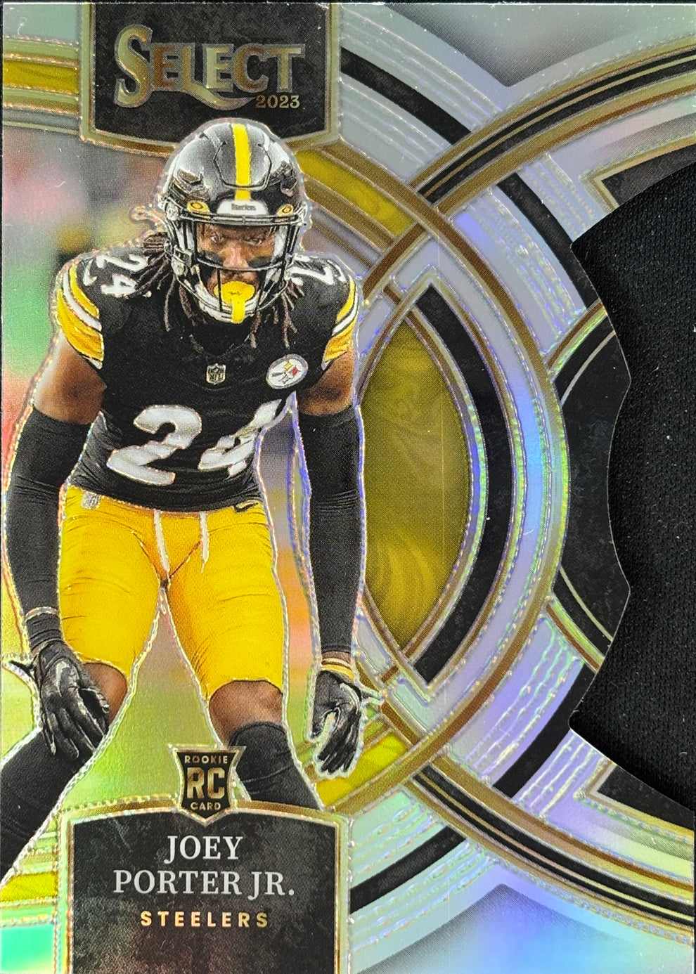 Joey Porter Jr. Select Silver Die-Cut Rookie Steelers – Wayne Collection