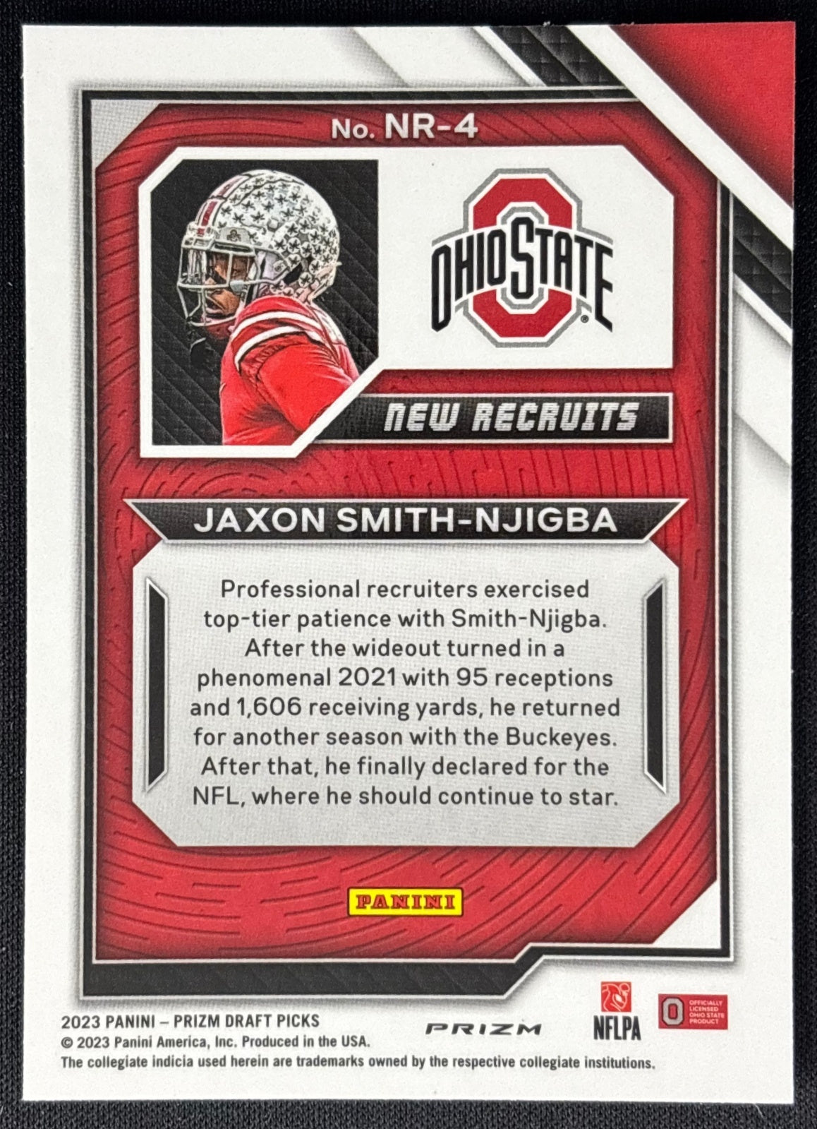 Jaxon Smith-Njigba 2023 Prizm Draft Picks New Recruits Green – Wayne ...