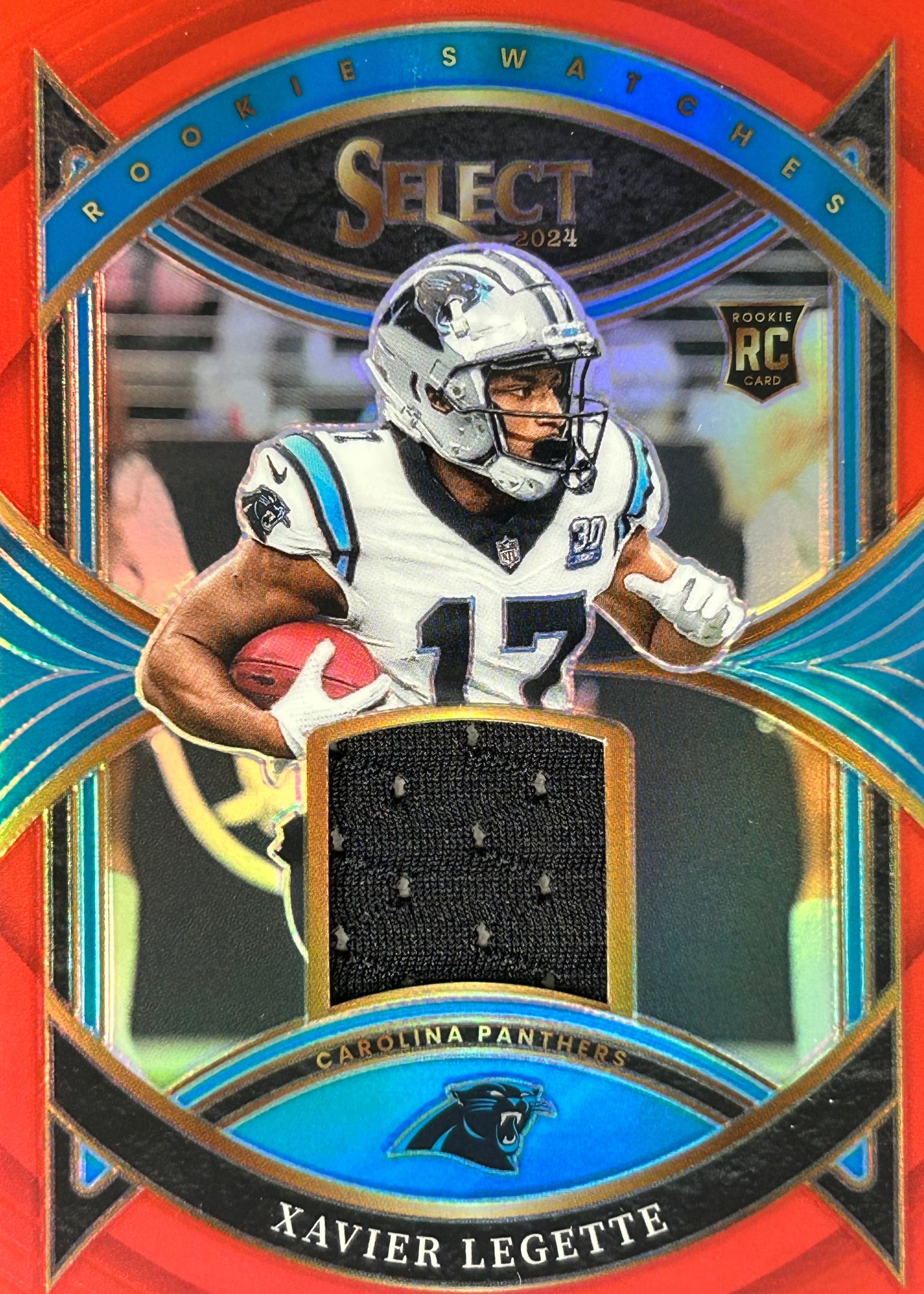 Xavier Legette Select Patch Rookie Panthers – Wayne Collection