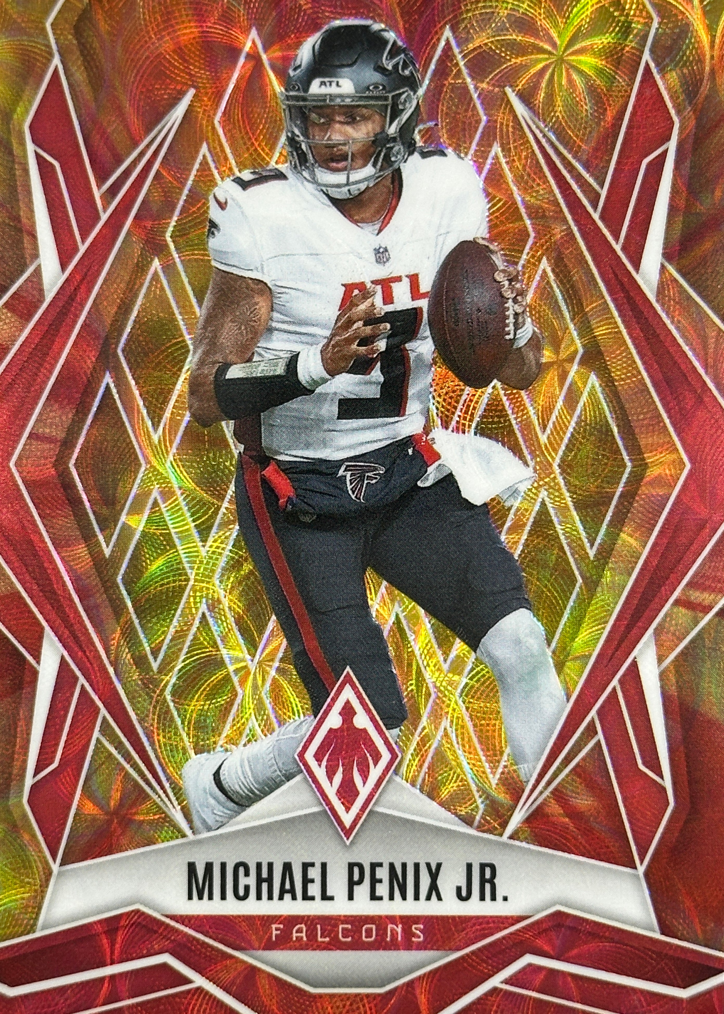 Michael Penix Jr. Phoenix Fire Burst /350 Atlanta Falcons – Wayne ...
