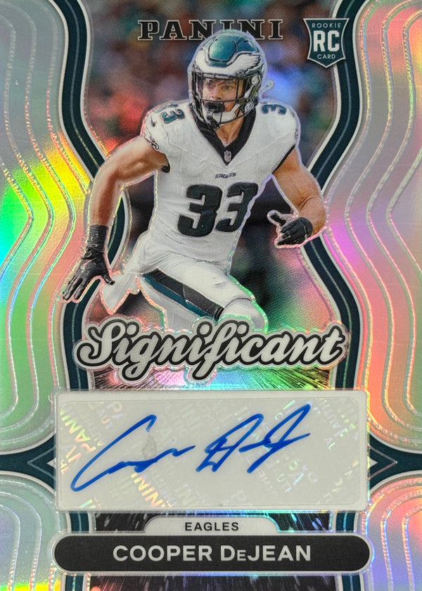 Cooper DeJean Optic Significant Auto Rookie Eagles – Wayne Collection