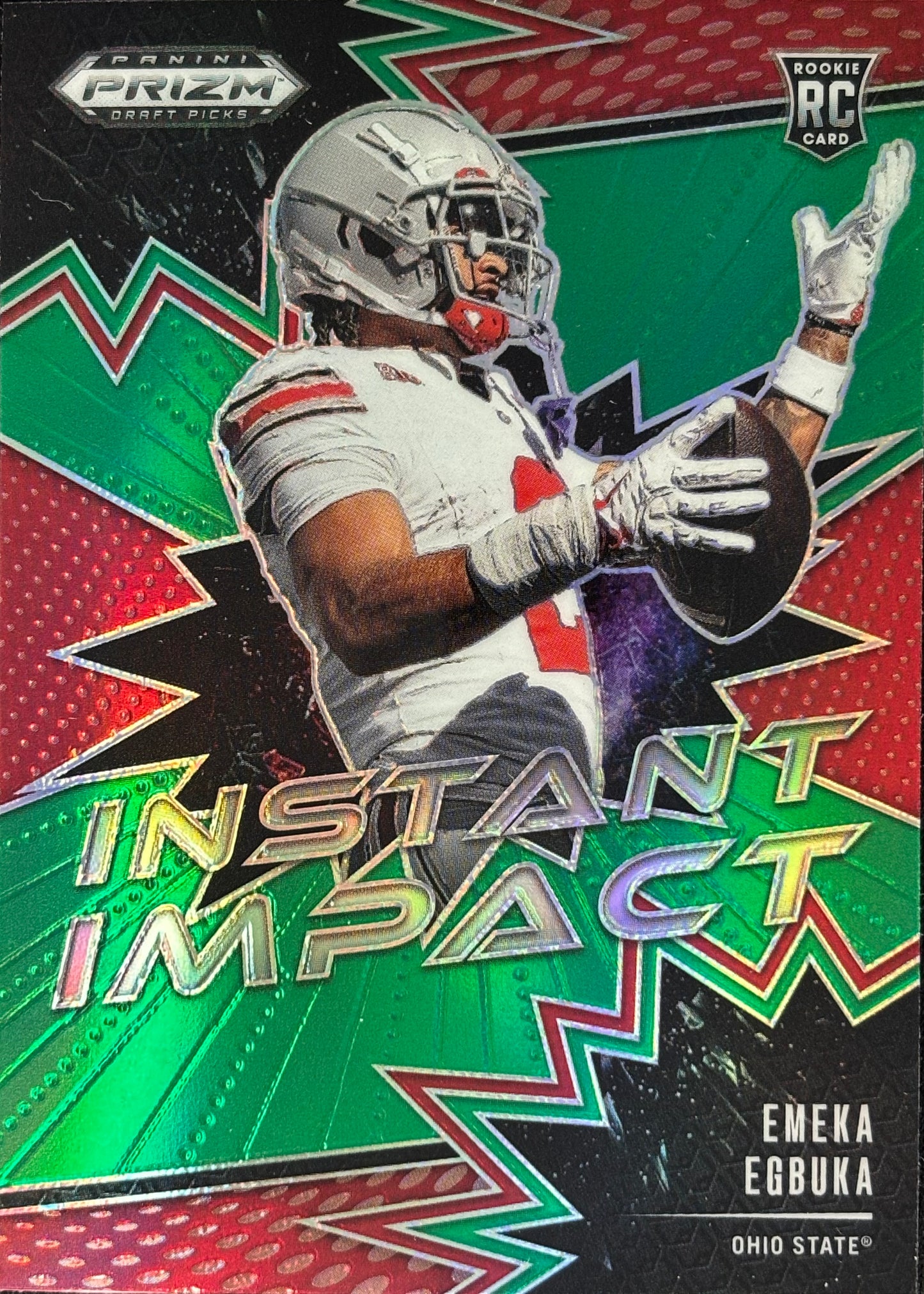 Emeka Egbuka Instant Impact Green Rookie Buccaneers – Wayne Collection