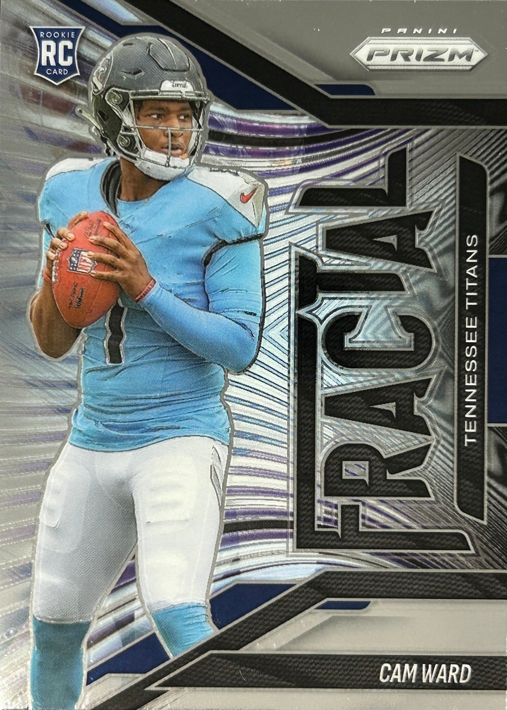 Cam Ward Prizm Fractal Rookie Titans – Wayne Collection