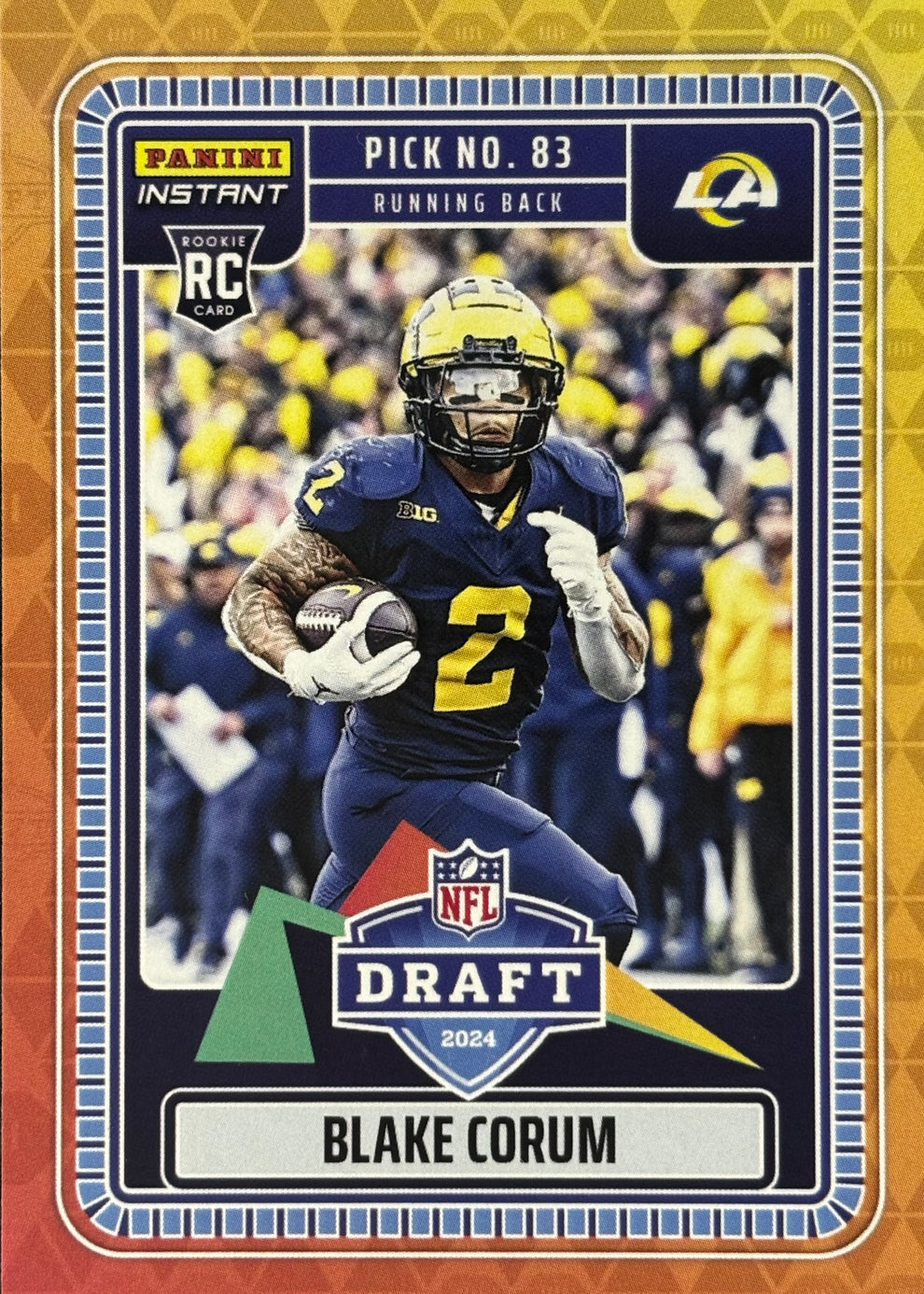 Blake Corum Instant Draft /908 Rookie Rams – Wayne Collection