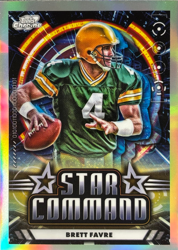 Brett Favre Star Command Refractor Packers – Wayne Collection
