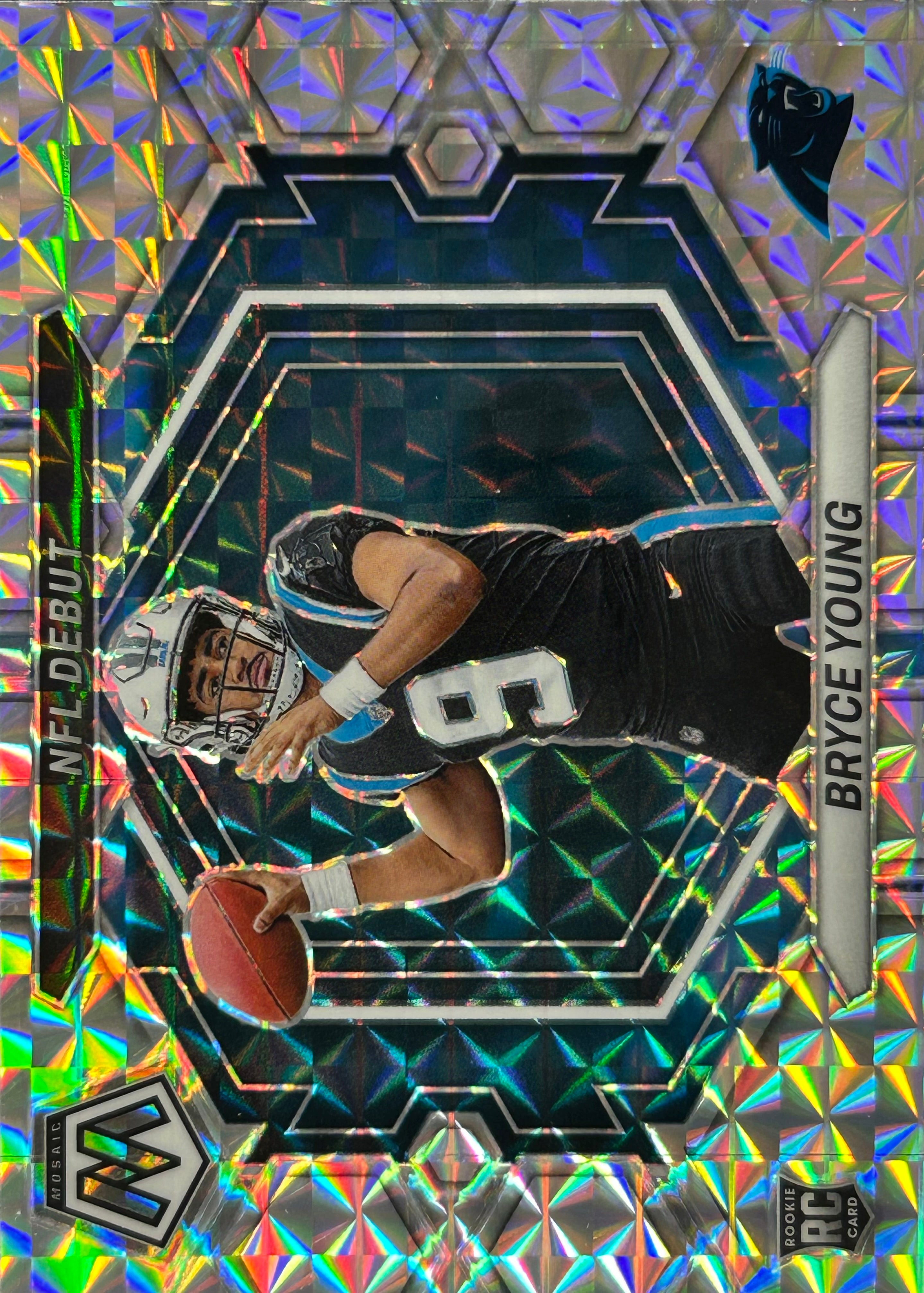 Bryce Young Mosaic Prizm NFL Debut Rookie Panthers – Wayne Collection