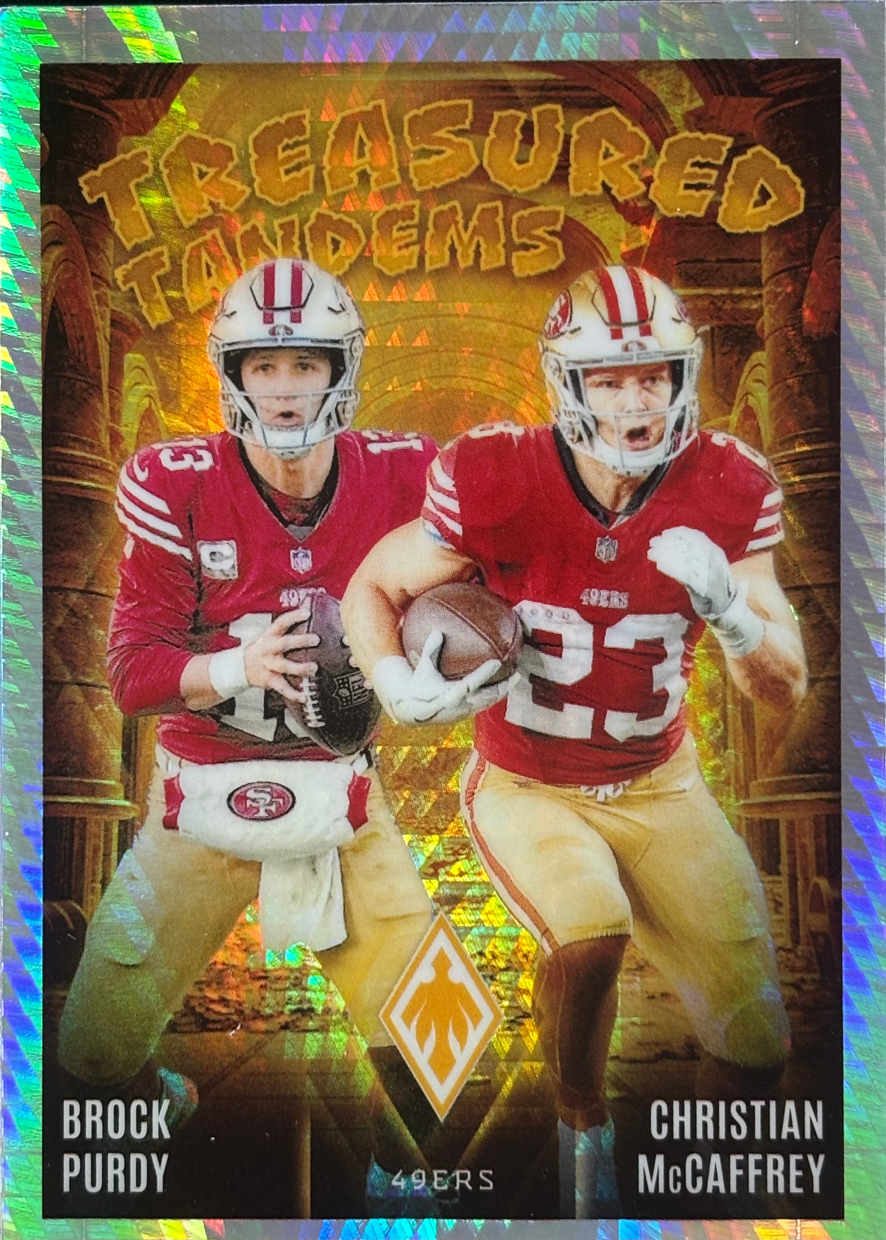 Brock Purdy Christian McCaffrey Treasured Tandems Hyper 49ers – Wayne Collection