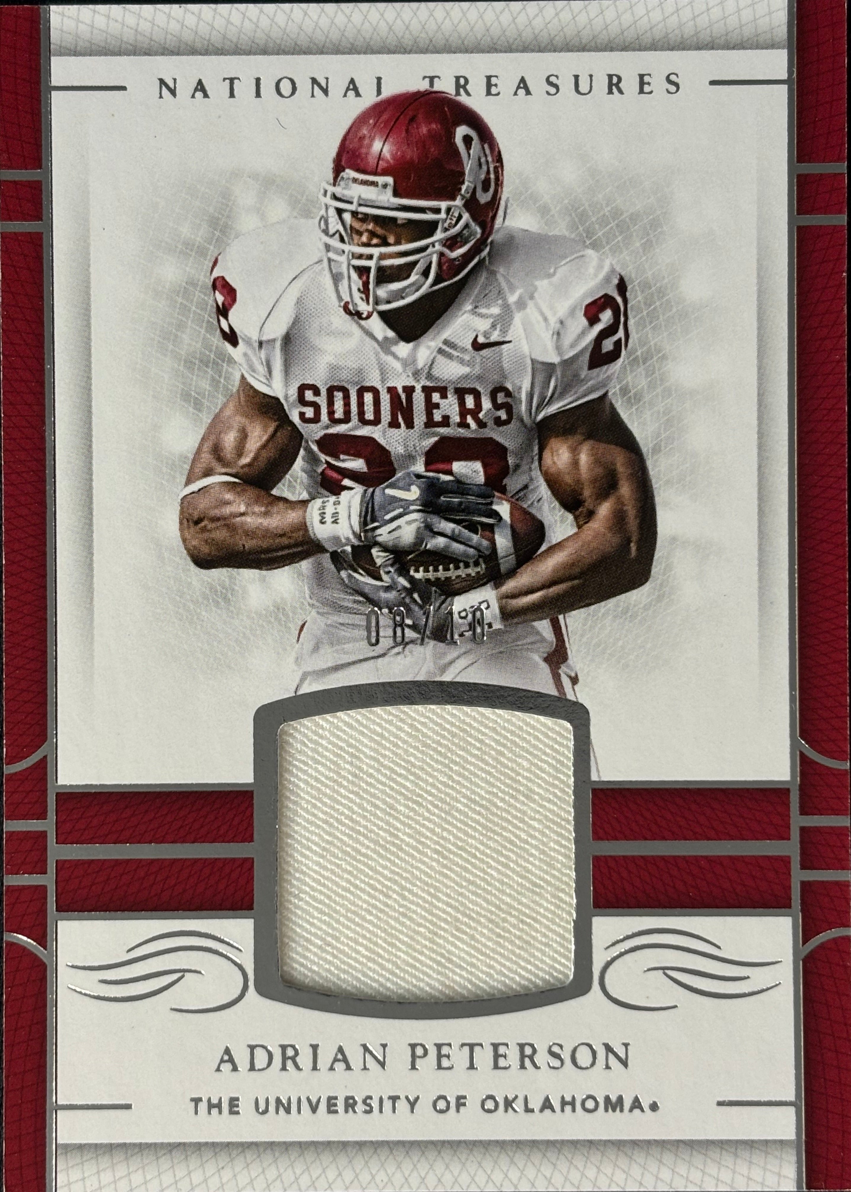 Adrian Peterson National Treasures Patch /10 (Game Worn) – Wayne Collection