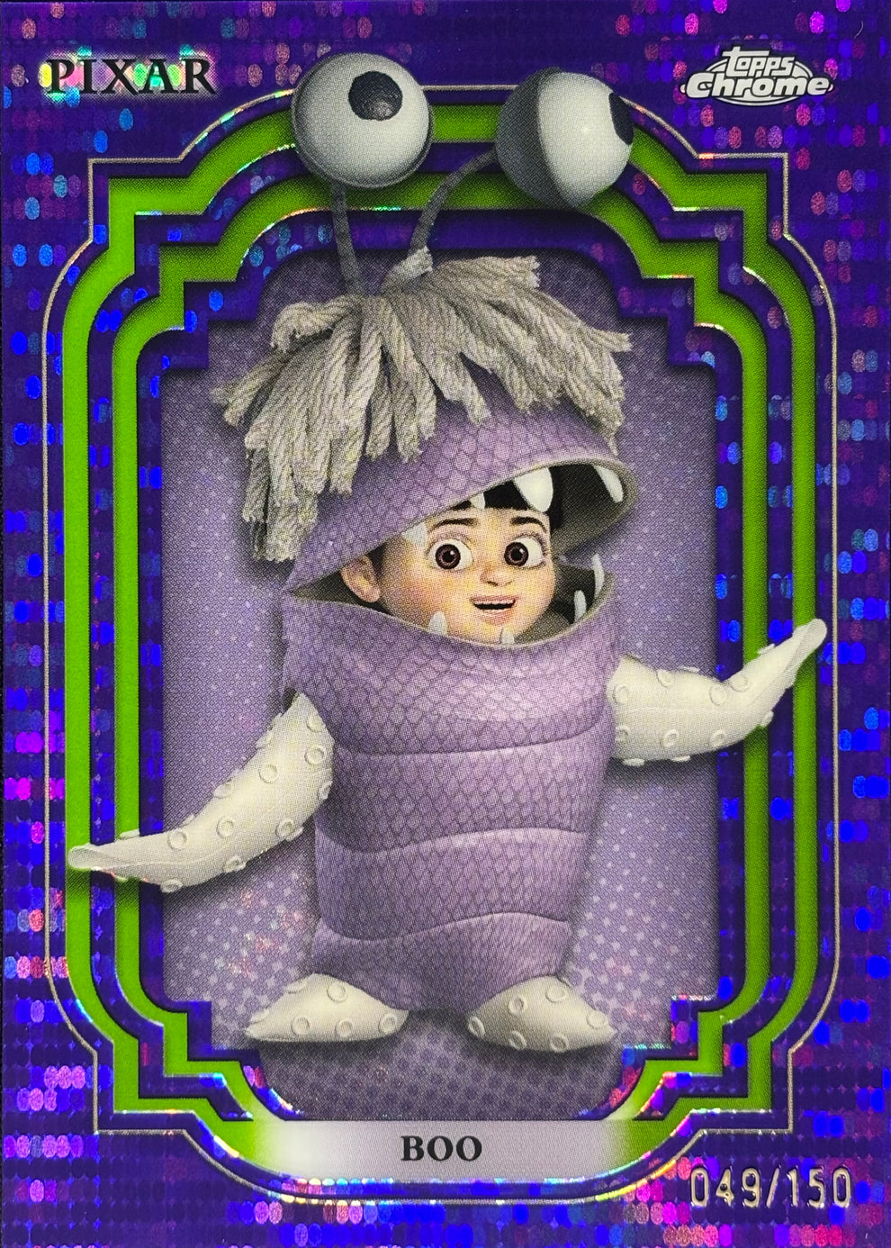 Boo Topps Chrome Purple Pulsar /150 Disney – Wayne Collection