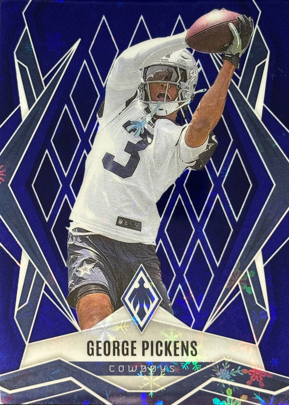 George Pickens Phoenix Blue Snow /199 Cowboys Steelers – Wayne Collection