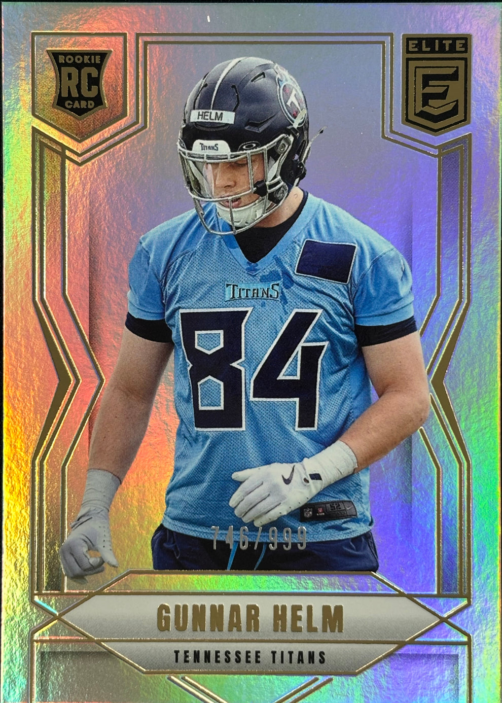 Gunnar Helm Elite /999 Rookie Titans – Wayne Collection