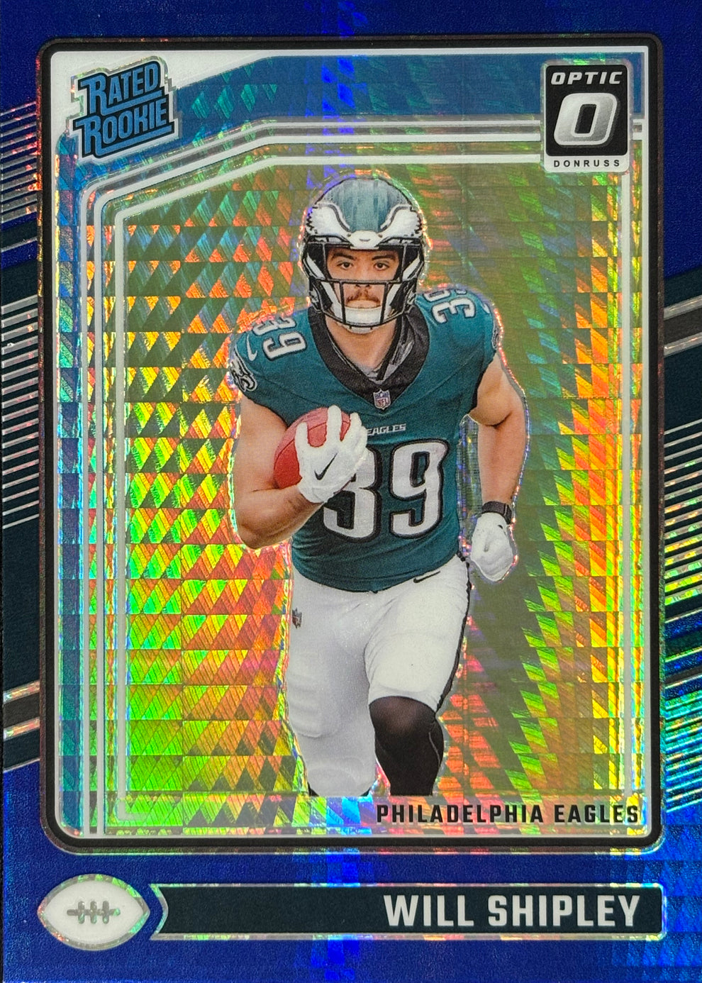 Will Shipley Optic Blue Hyper Rookie Eagles – Wayne Collection