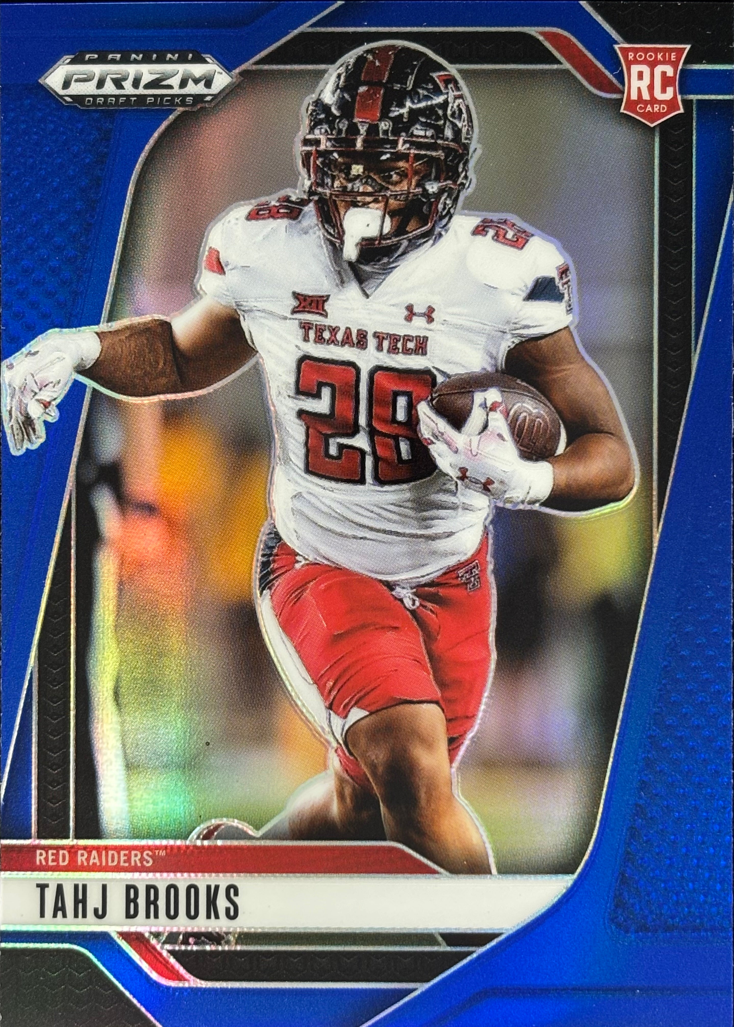 Tahj Brooks Prizm Draft Blue /249 Rookie Bengals – Wayne Collection