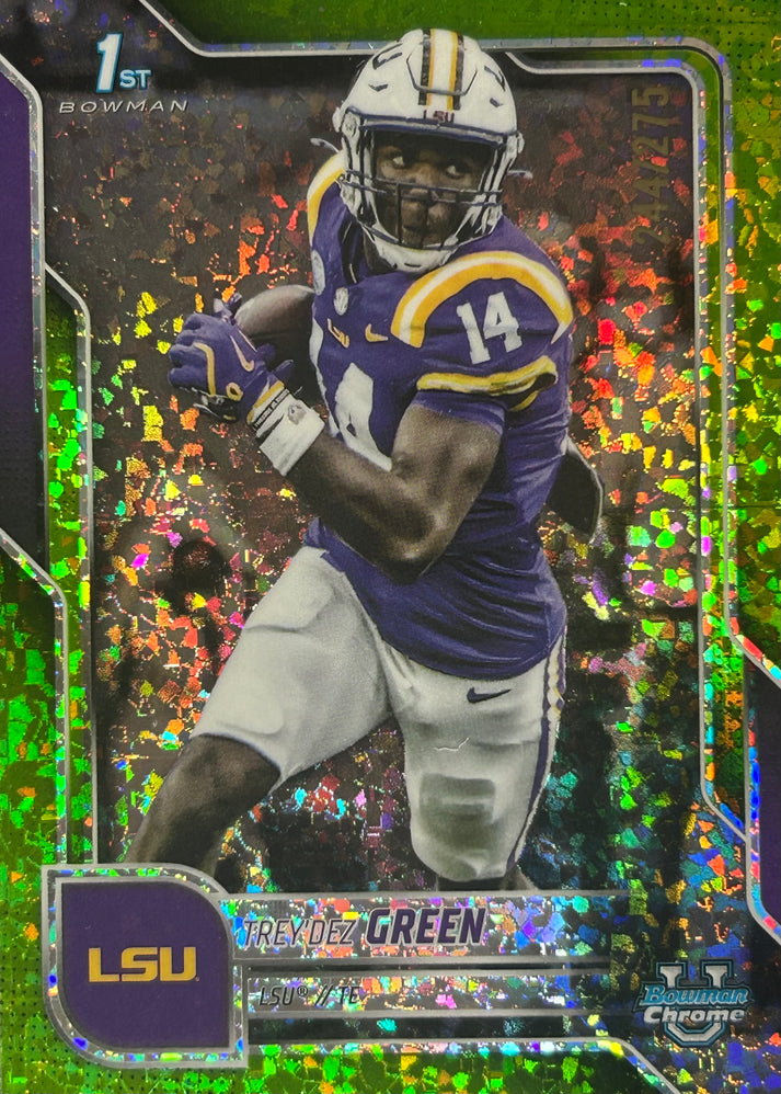 Trey Dez Green Bowman U Chrome /275 – Wayne Collection