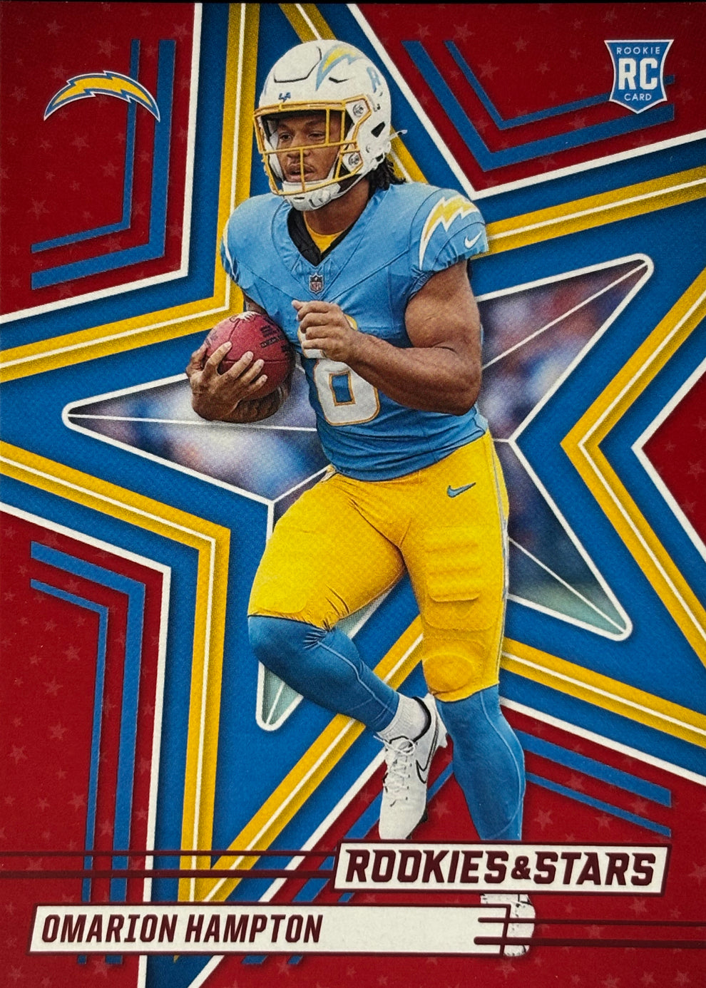 Omarion Hampton R&S Red Rookie Chargers – Wayne Collection