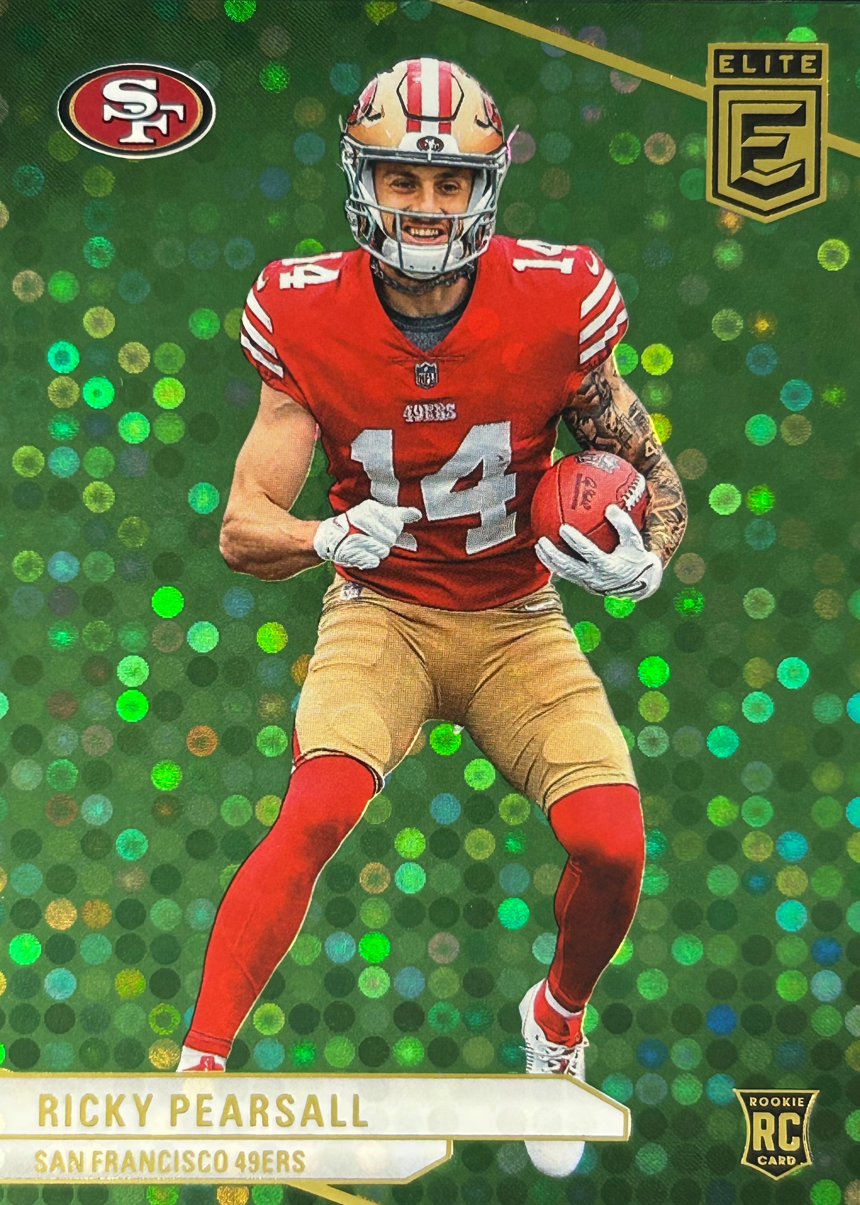 Ricky Pearsall Elite Green Disco Rookie – Wayne Collection