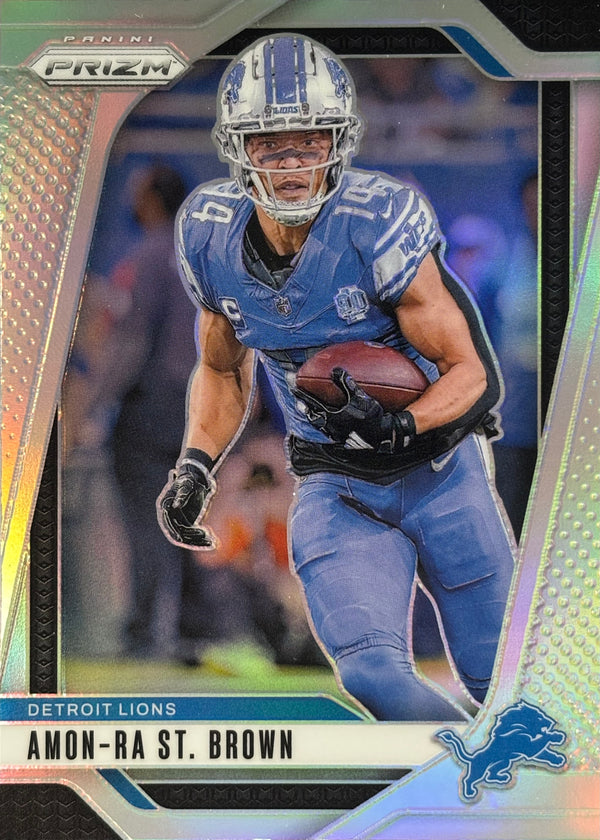 Amon-Ra St. Brown Prizm Silver Lions – Wayne Collection