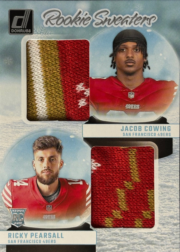 Ricky Pearsall Jacob Cowing Rookie Sweater Patch 49ers – Wayne Collection