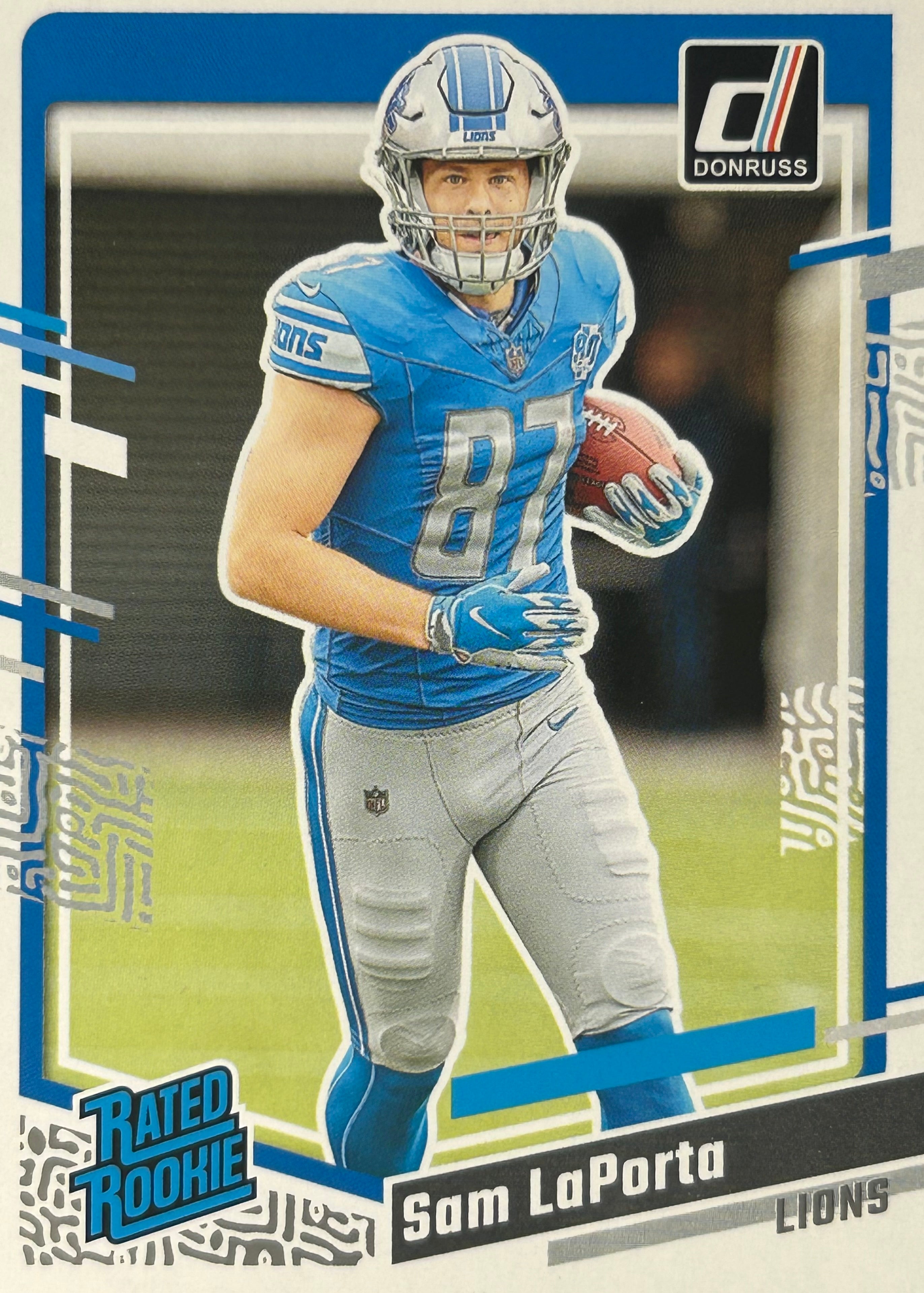 Sam Laporta Donruss Rated Rookie Lions – Wayne Collection