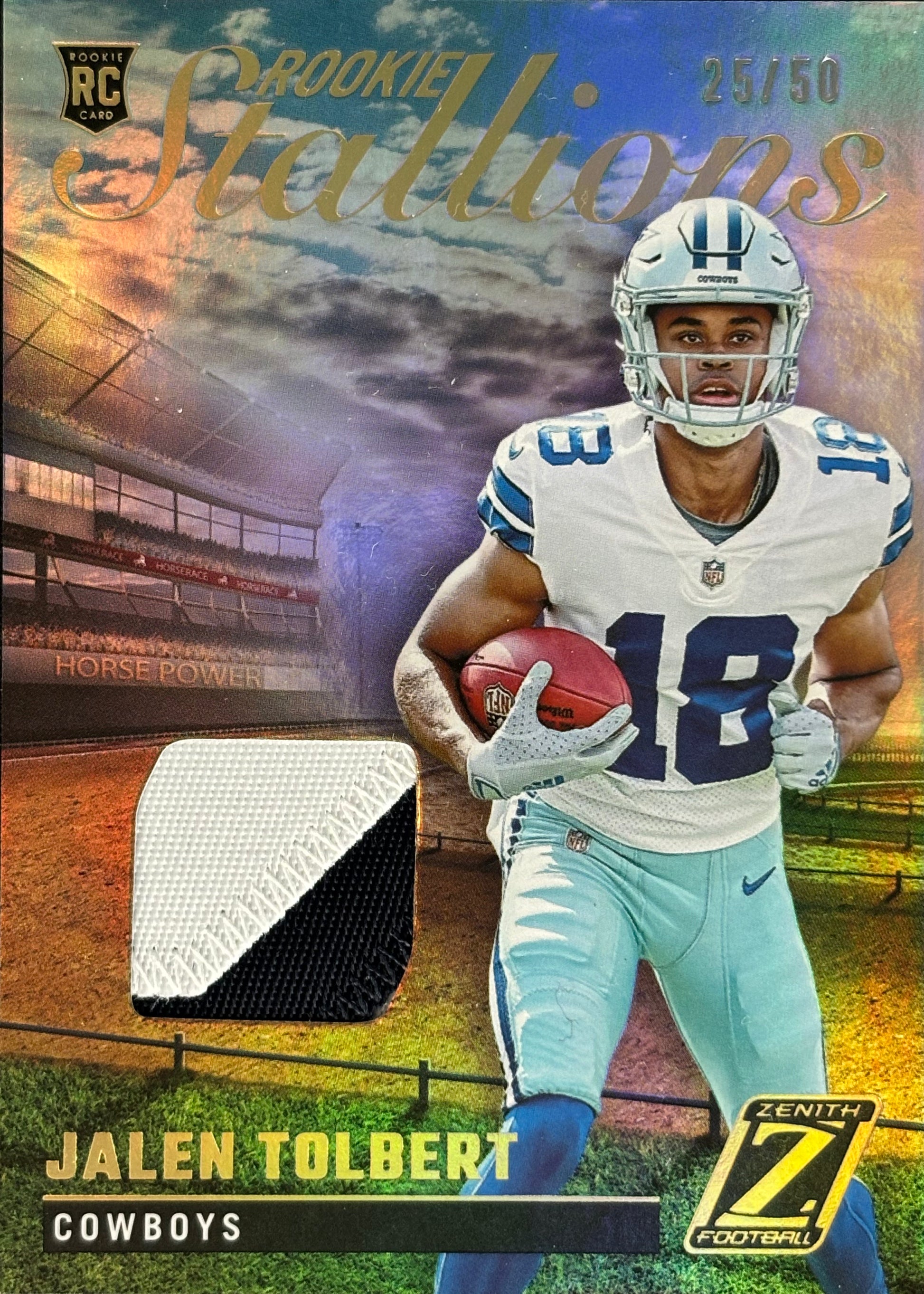 Jalen Tolbert Rookie Stallions /50 Cowboys – Wayne Collection