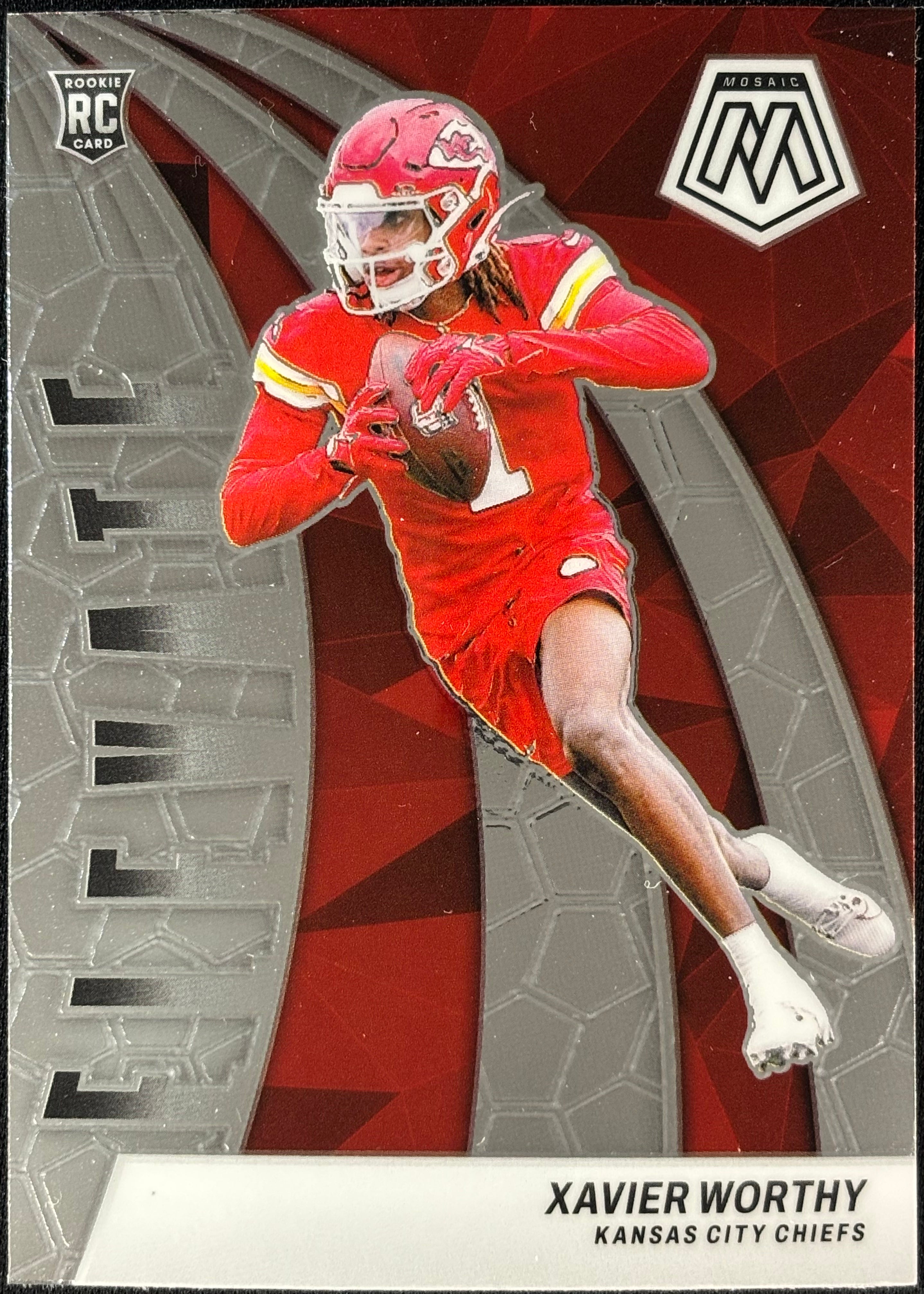 Xavier Worthy Mosaic Elevate Rookie – Wayne Collection