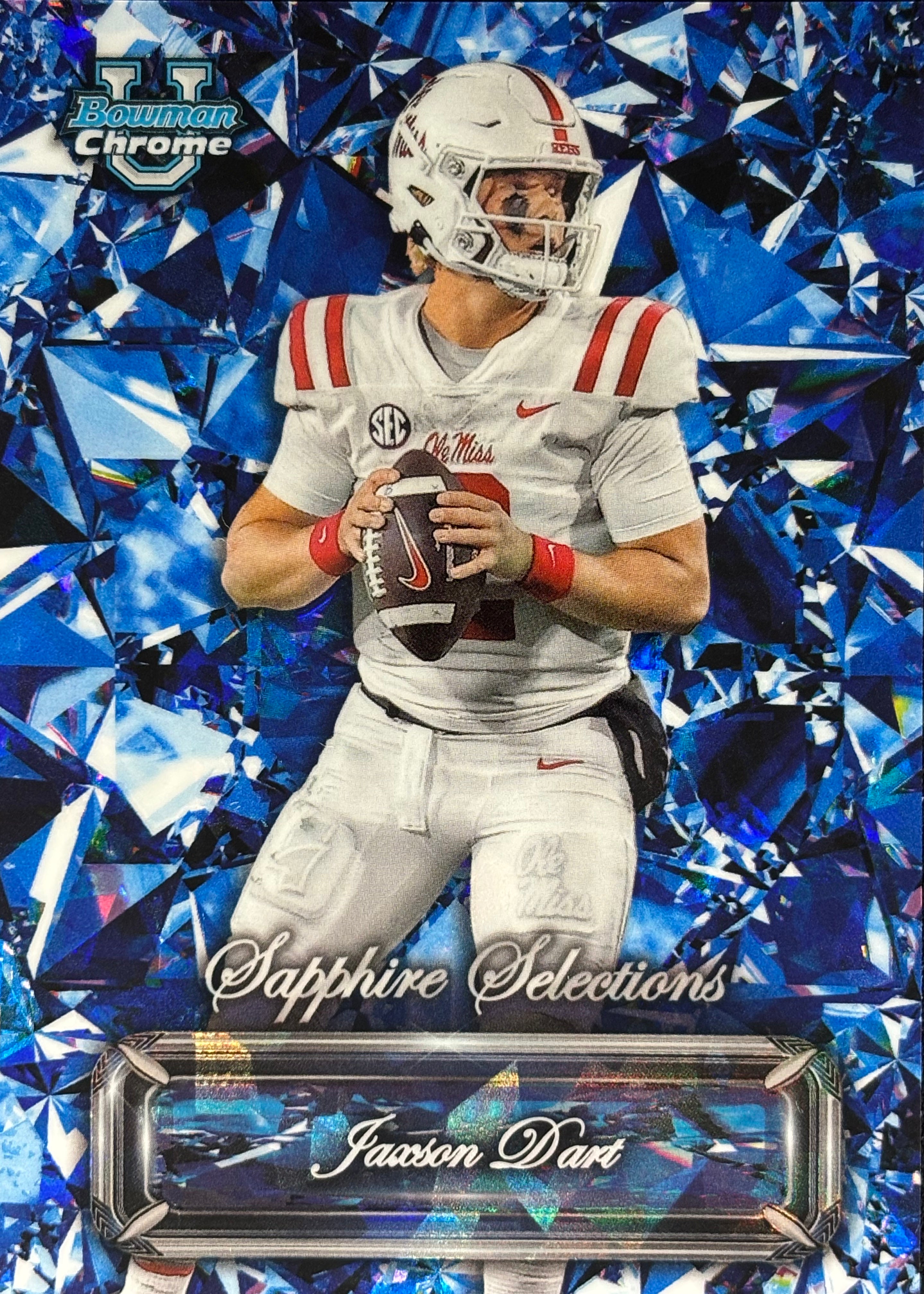 Jaxson Dart Sapphire Selections Giants – Wayne Collection