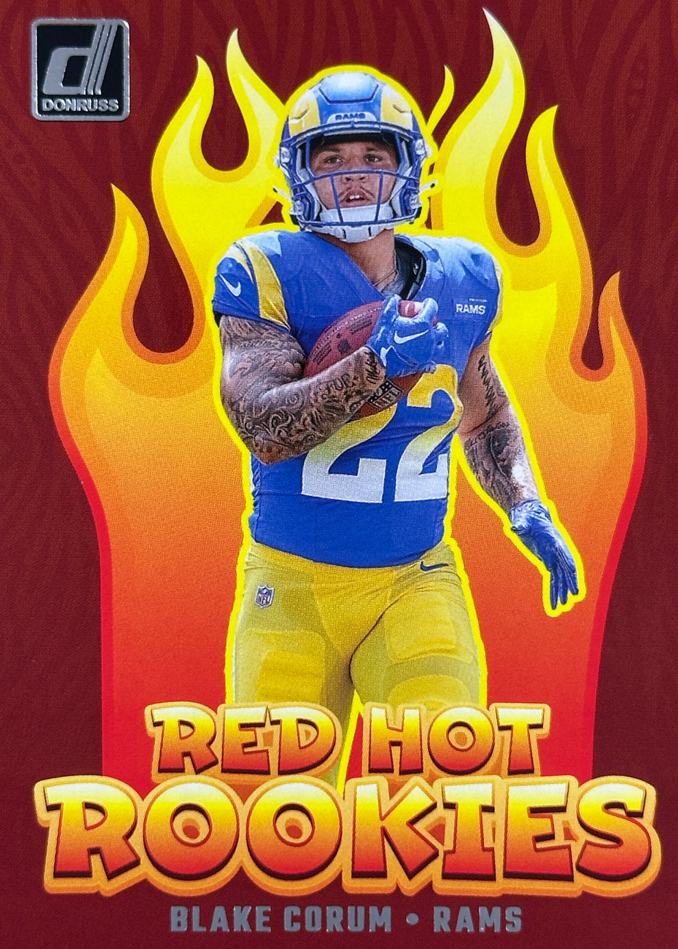 Blake Corum Red Hot Rookies Donruss Rams – Wayne Collection