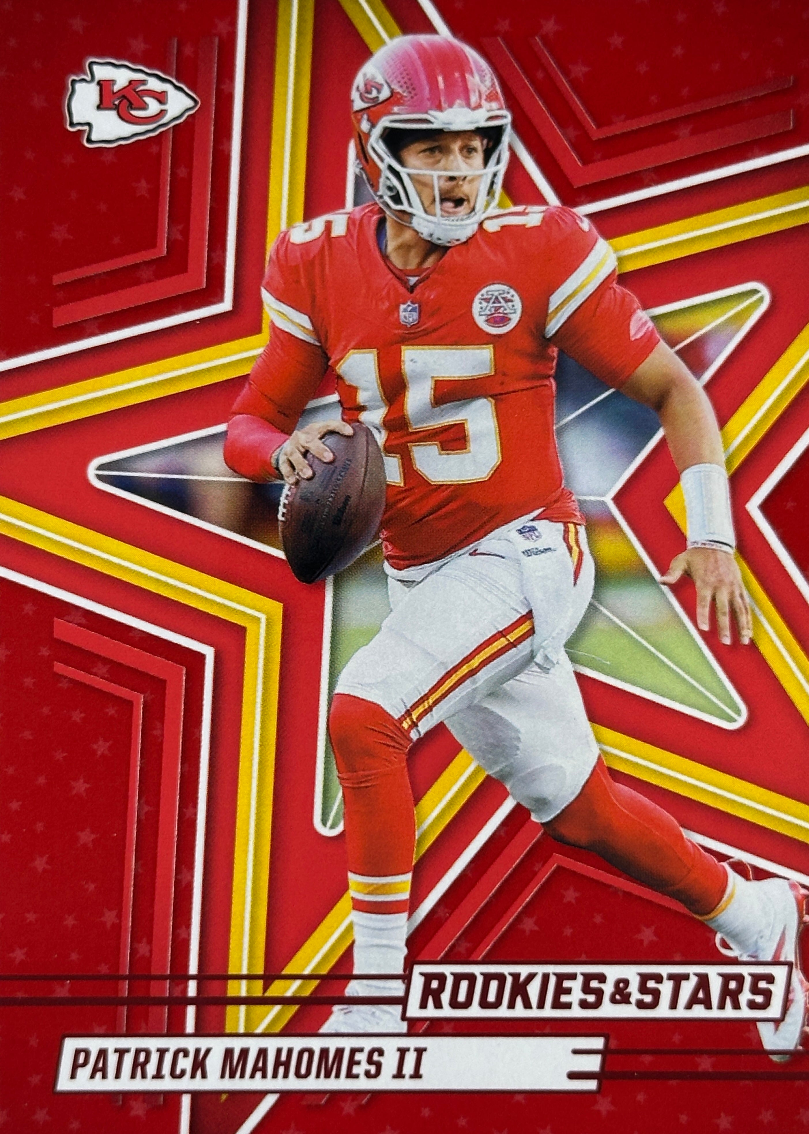 Patrick Mahomes II RED Rookies & Stars Chiefs – Wayne Collection
