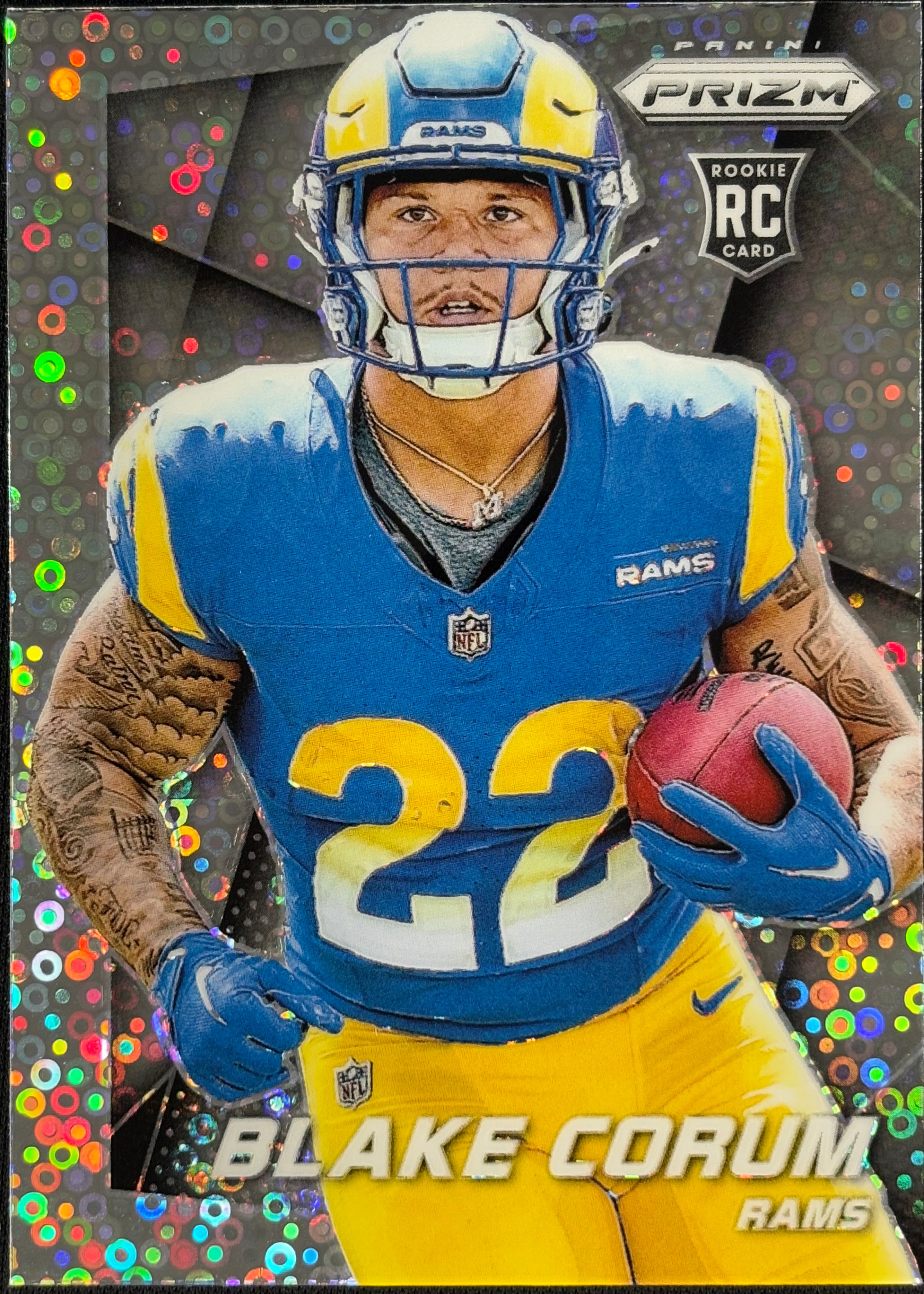 Blake Corum Prizm Flashback No Huddle Rookie – Wayne Collection