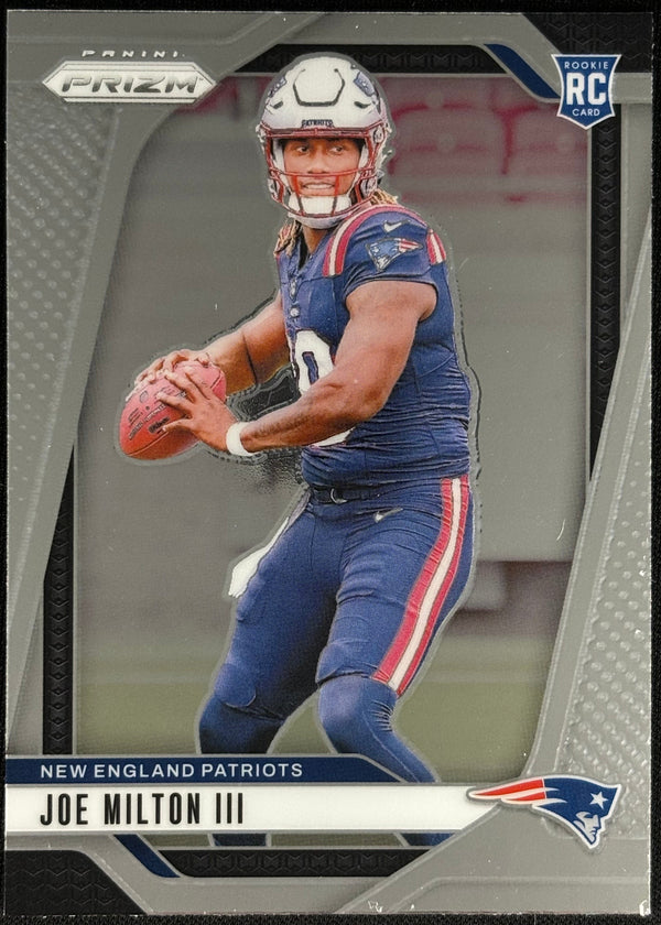 Joe Milton III Prizm Rookie Patriots – Wayne Collection