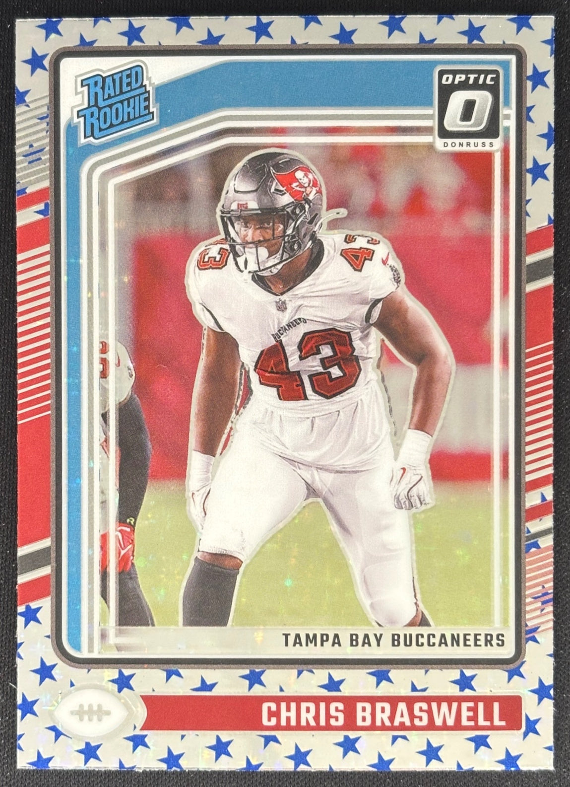 Chris Braswell 2024 Donruss Optic Stars Buccaneers | Wayne Collection
