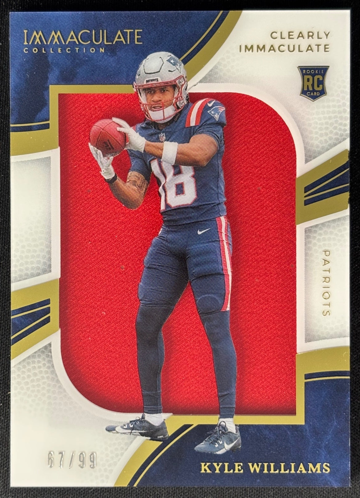 Kyle Williams 2025 Immaculate Collection Clearly Rookie Jerseys /99 Pa ...