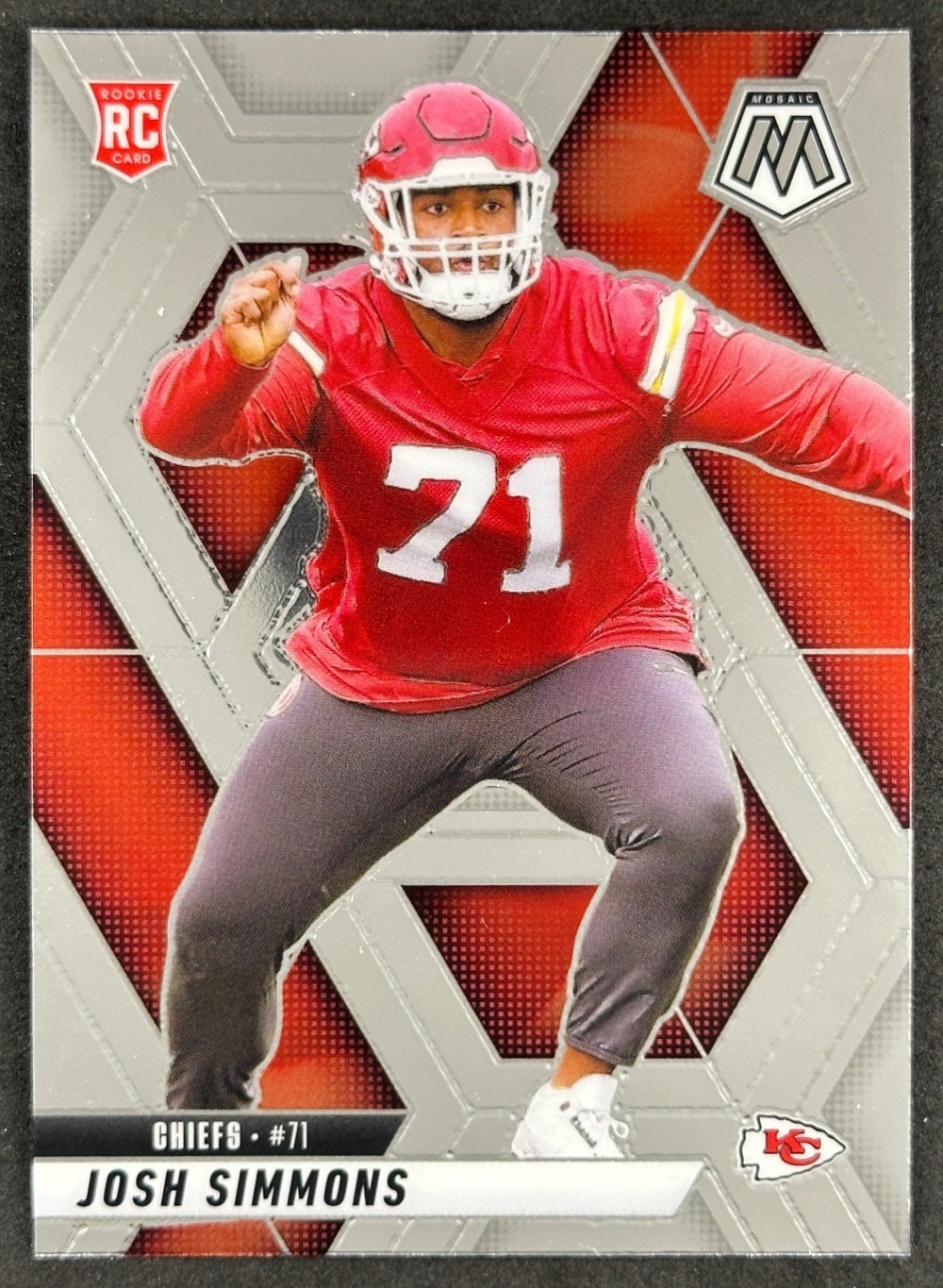 Josh Simmons 2025 Mosaic Rookies Chiefs | Wayne Collection